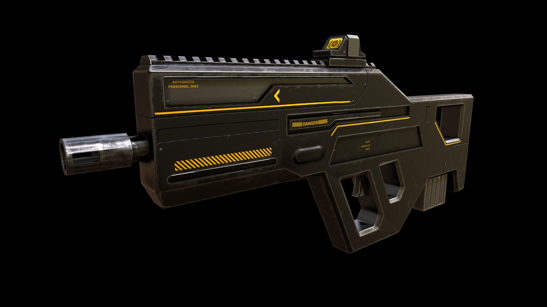 C5-P Submachine Gun - Download Free 3D model by Bl4ckGh0st [784fcb3 ...