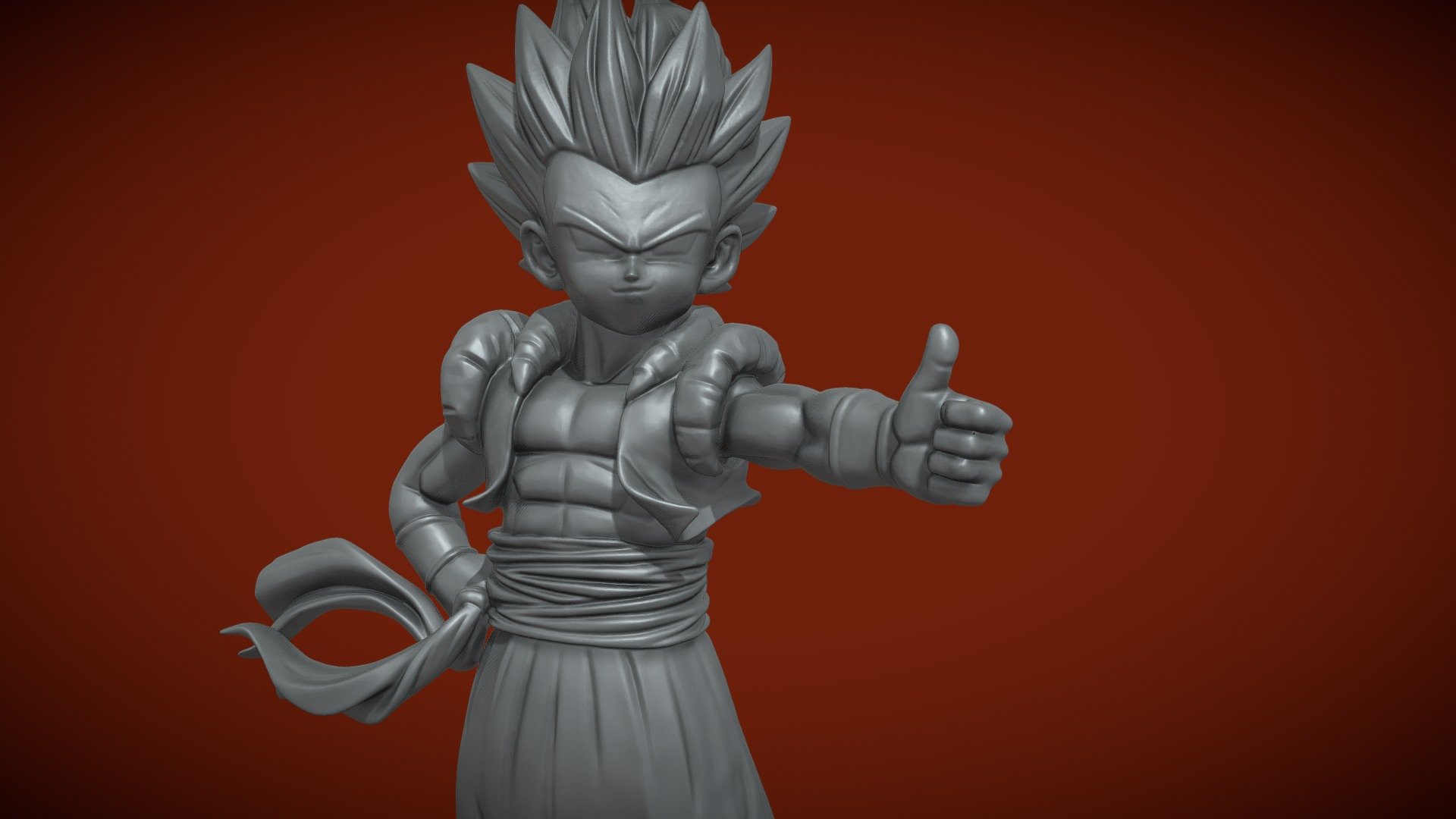 Gotenks - 3D model by FGArt (@gpdraw) [7850330] - Sketchfab