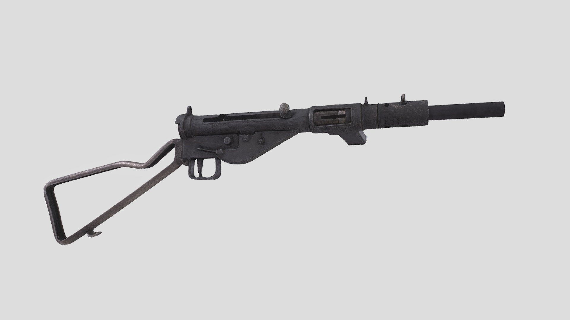 Machine gun used in the French res. movement - 3D model by Museum of ...