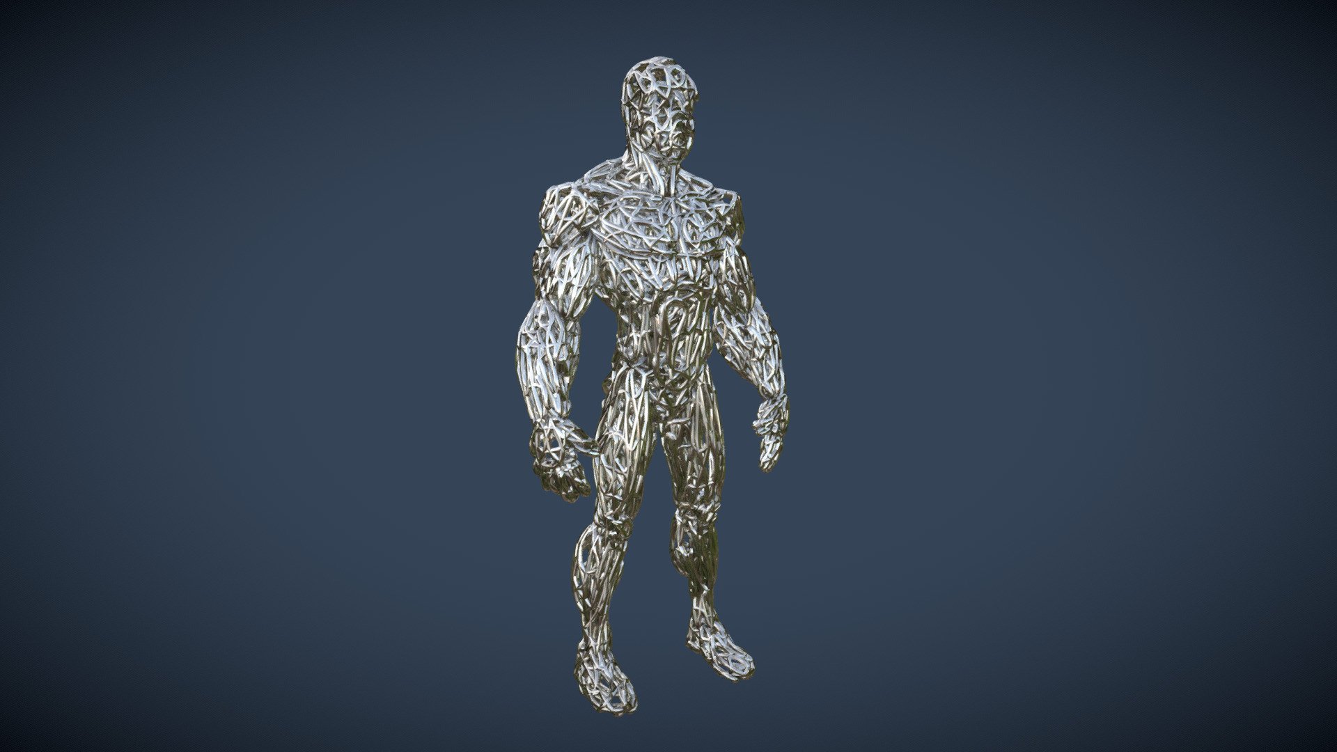 WIRE Cyborg - Download Free 3D model by kilopapafox [7851da3] - Sketchfab
