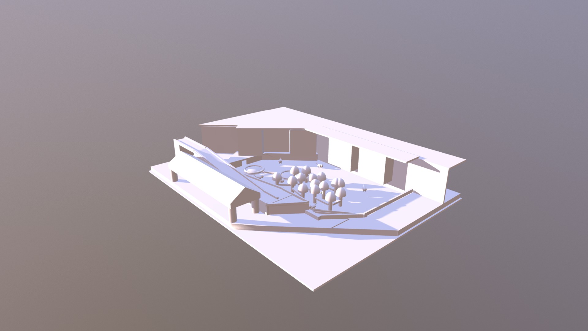 Snow Monkey Exhibit - 3D model by luzer557 [7852428] - Sketchfab