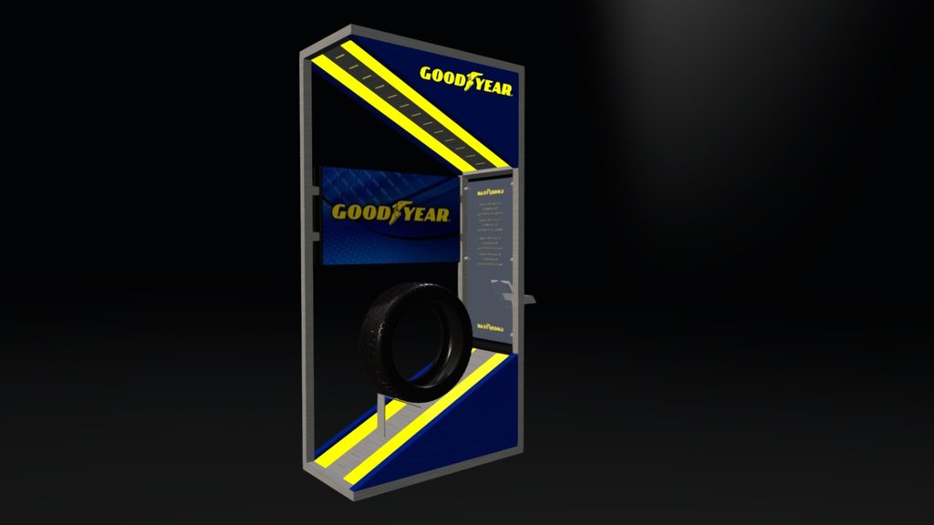 COMM TRUCK TIRE STAND C - 3D model by Communication Exhibits, Inc ...
