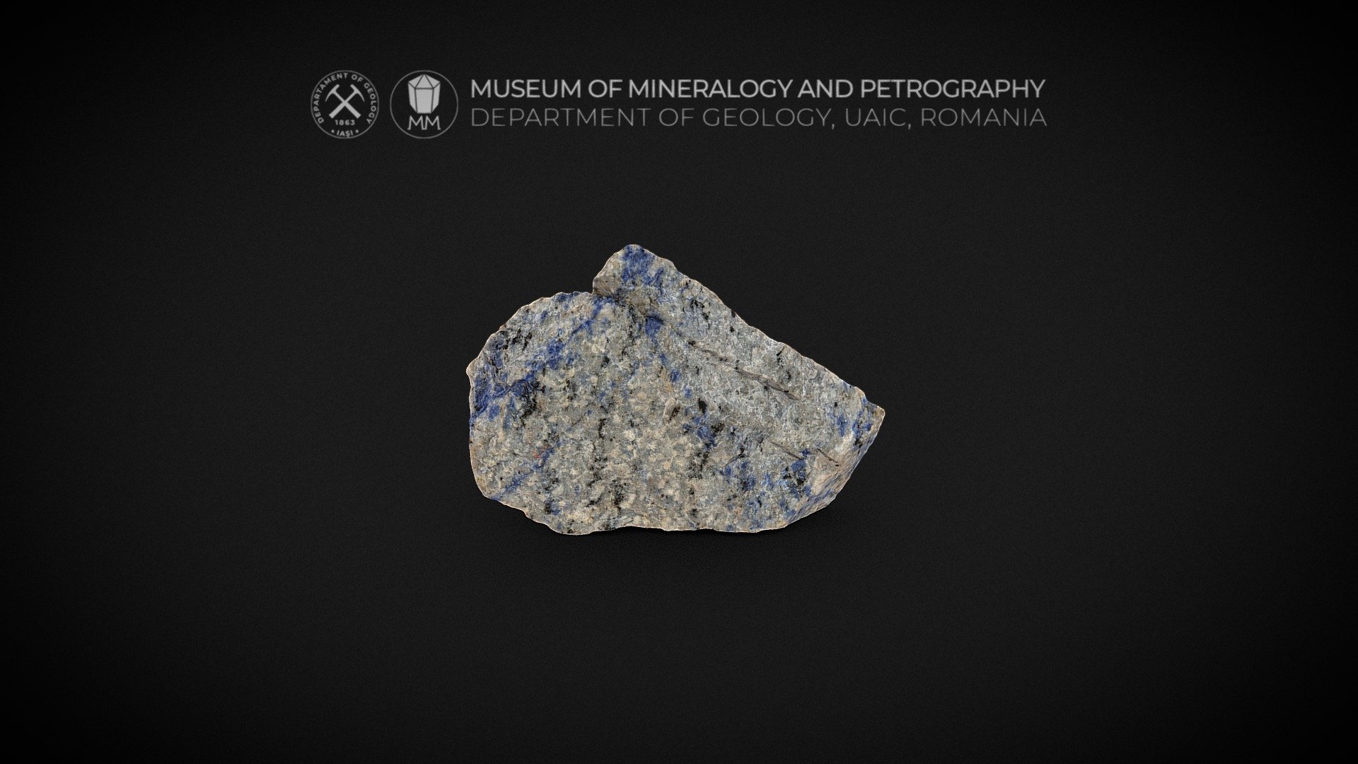 Foid-syenite from Ditrău, Romania (igneous rock) - 3D model by Museum ...