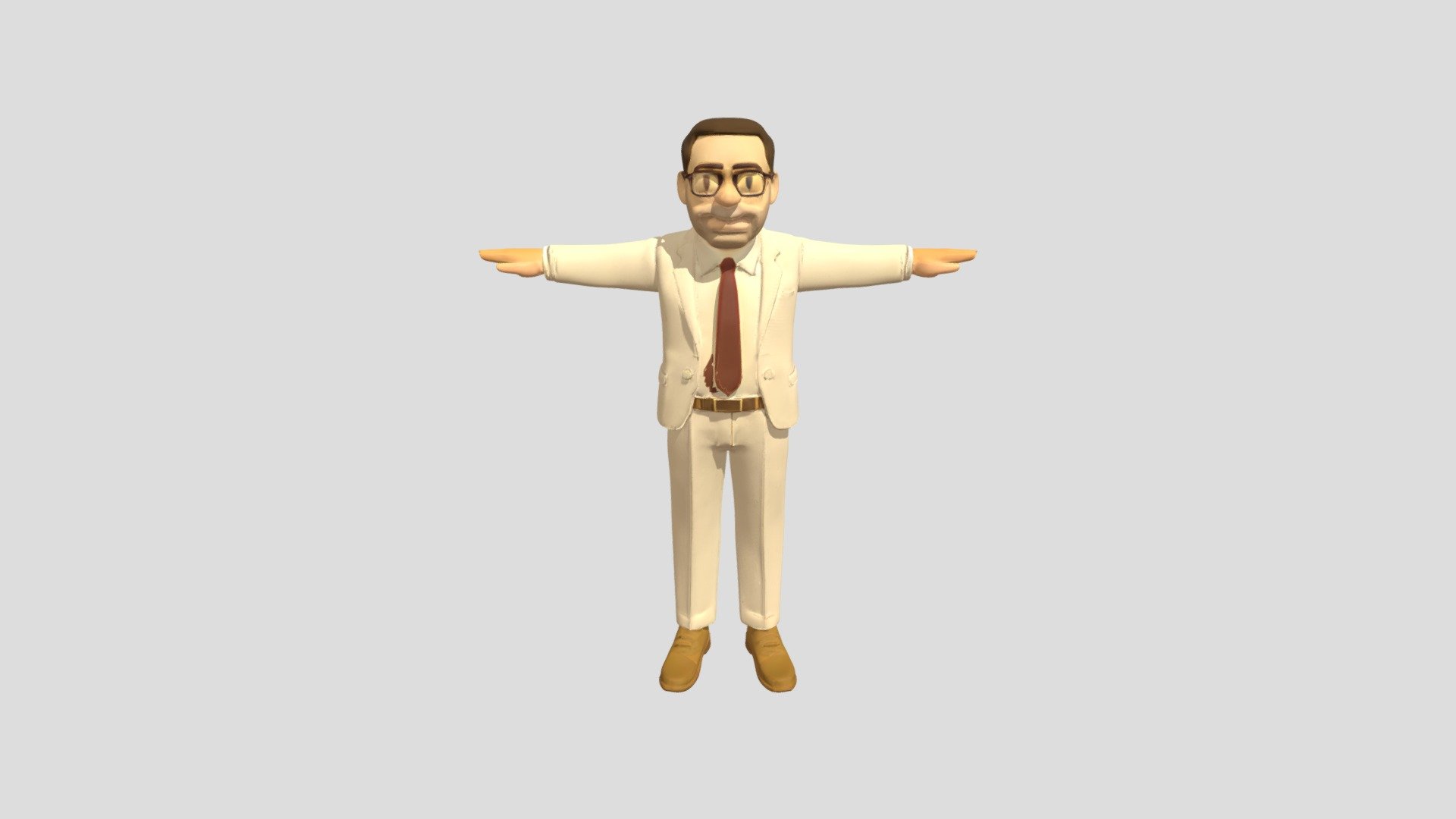 man in a suit with T-pose - 3D model by 12rebecca [78544dd] - Sketchfab