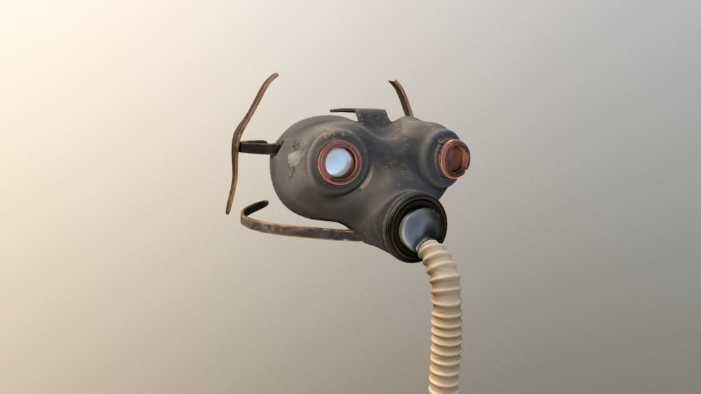 Advanced 3D Animation and Visualisation-Gas Mask - 3D model by Callum ...