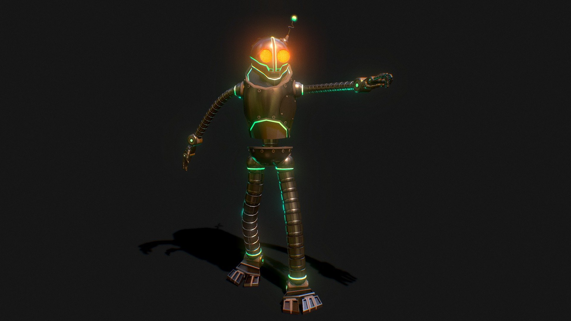 Robot | XYZ DAILY - Download Free 3D model by akselmot [7857f28 ...