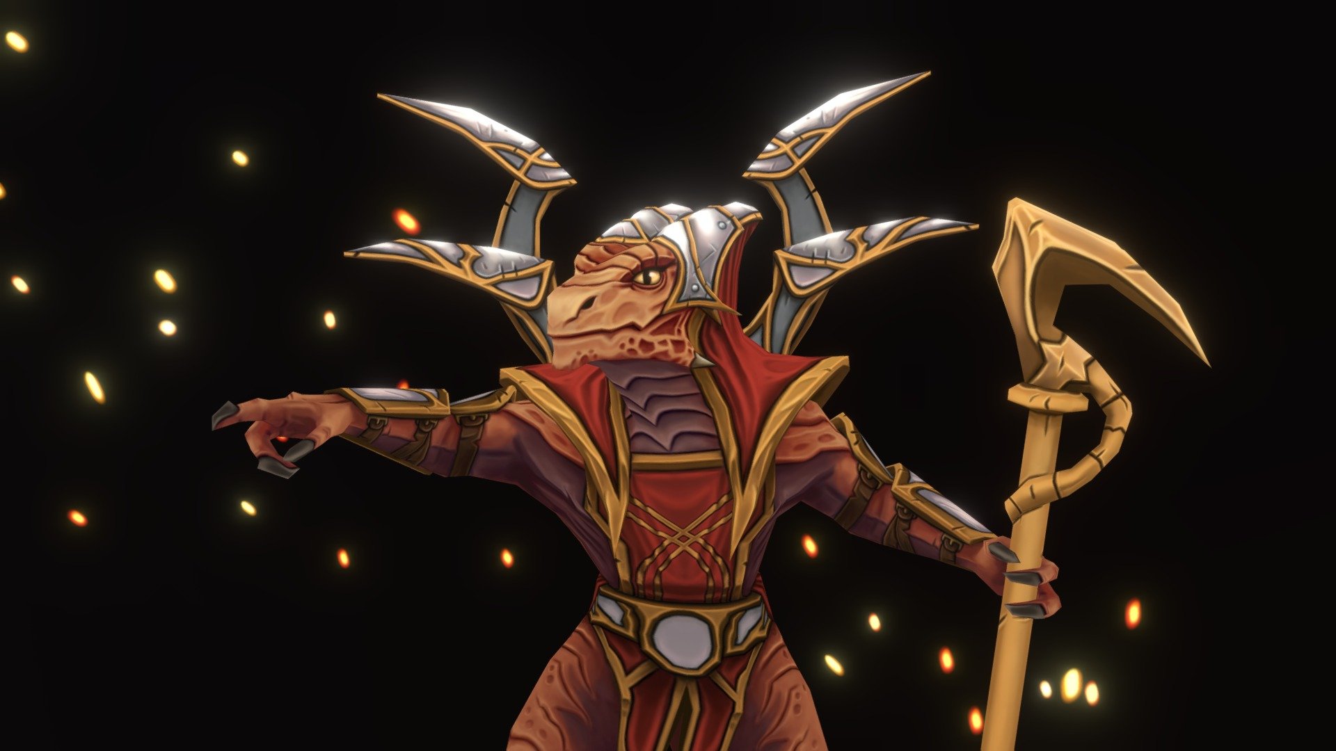 Lizard Priest - 3D model by yu-r-i [78590b2] - Sketchfab
