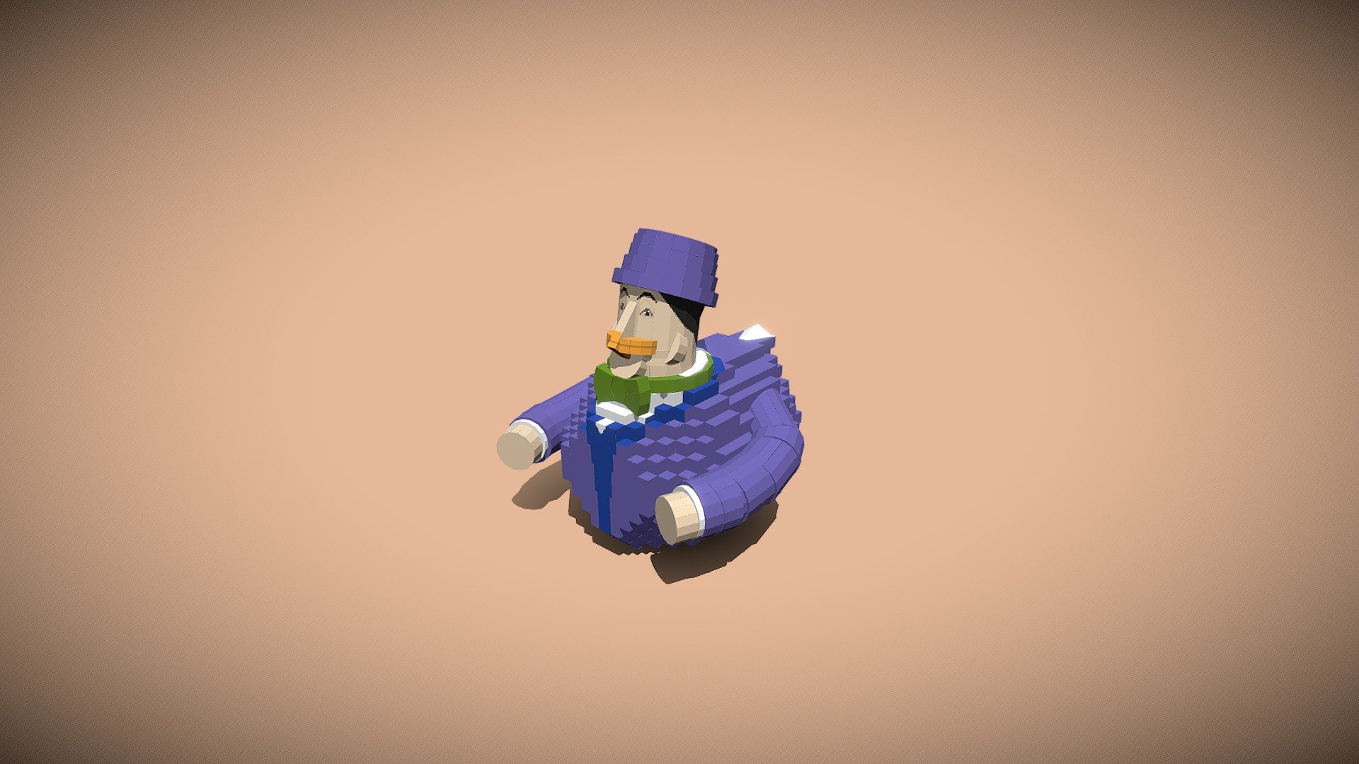 Rubber duck - Stan Laurel - 3D model by AJLazza [78591f3] - Sketchfab