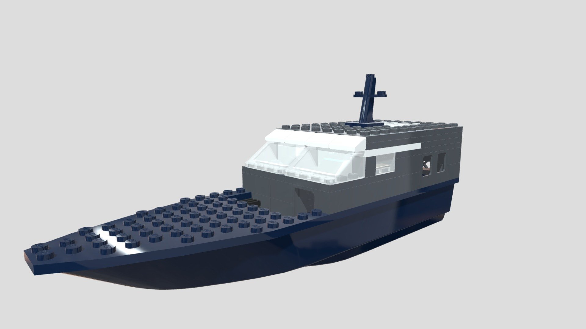 Lego Boat (Detailed Interior) - Download Free 3D model by Awesome Ploy ...