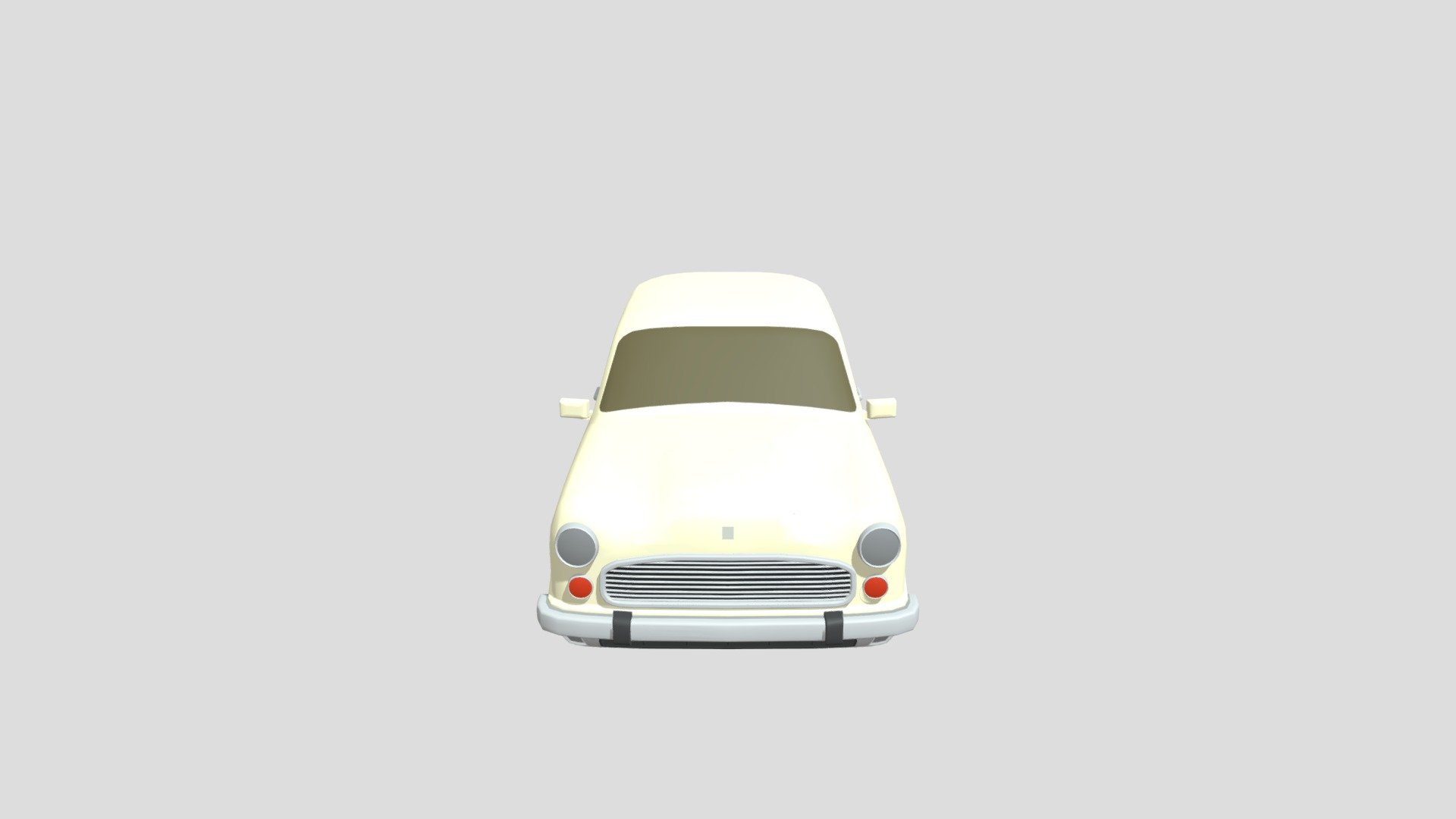 Hindustan Ambassador lowpoly for 3D-printing - Download Free 3D model ...