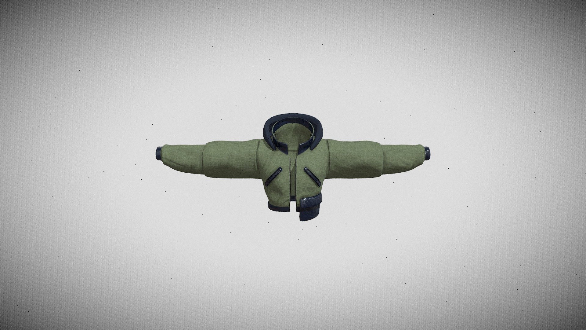Cyberpunk Cropped Jacket - 3D model by Otter Snowflake (@maxstriker13 ...