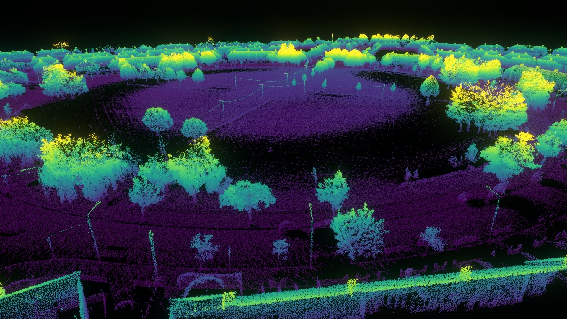 LiDAR point cloud - Bangor Circle, Dublin IE - 3D model by Vũ Võ (@vuvo ...