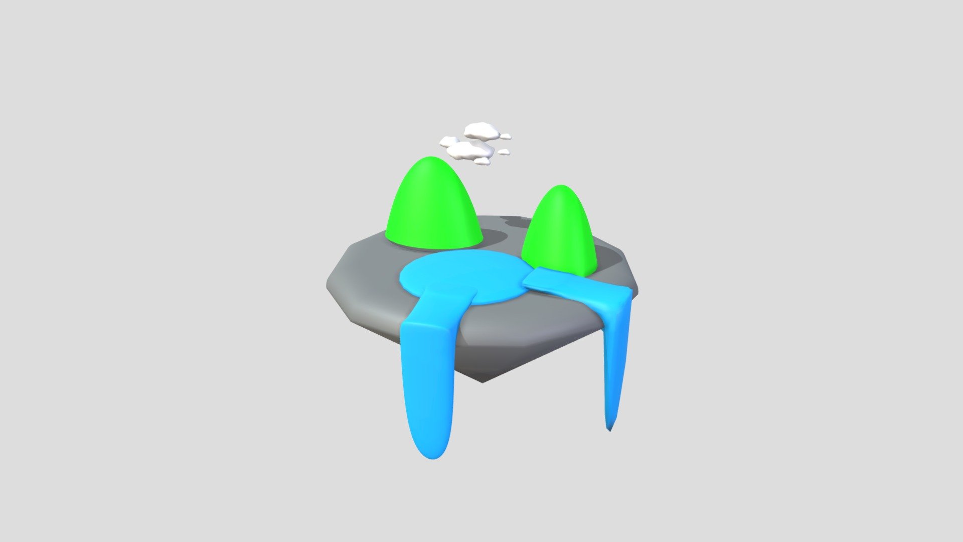 floating island v1 - 3D model by Char7million (@690907) [785e0dd ...