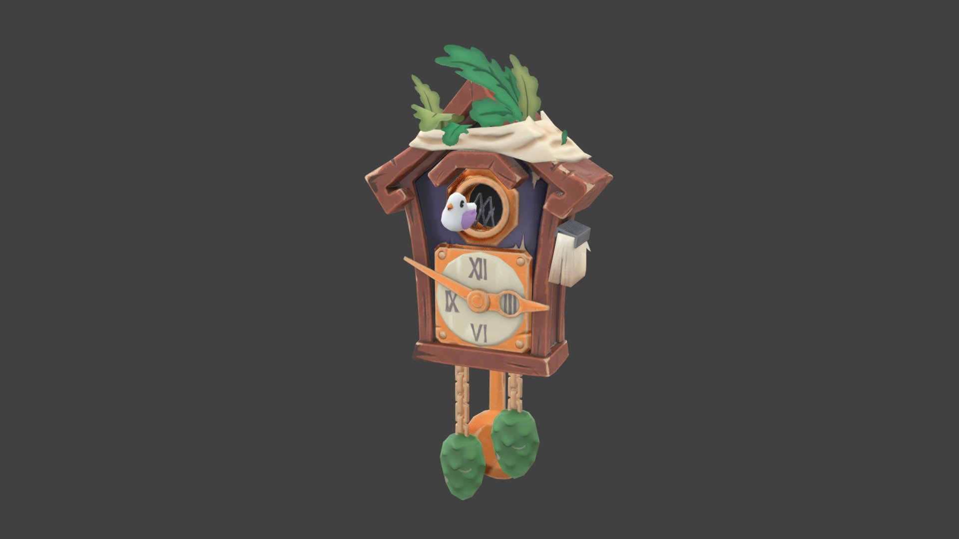Stylized Cuckoo clock - 3D model by tobu.risu [785e849] - Sketchfab