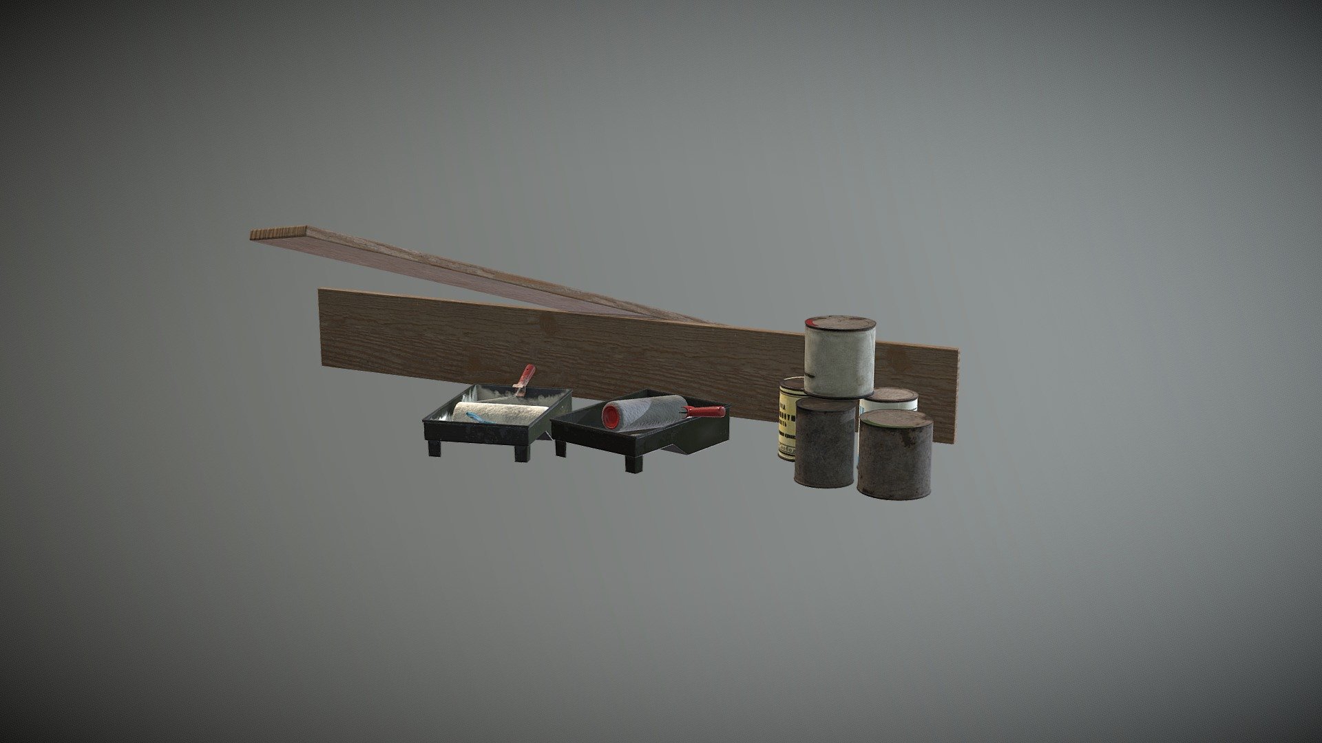 Soviet painting props - 3D model by sajoniks [7860fe4] - Sketchfab