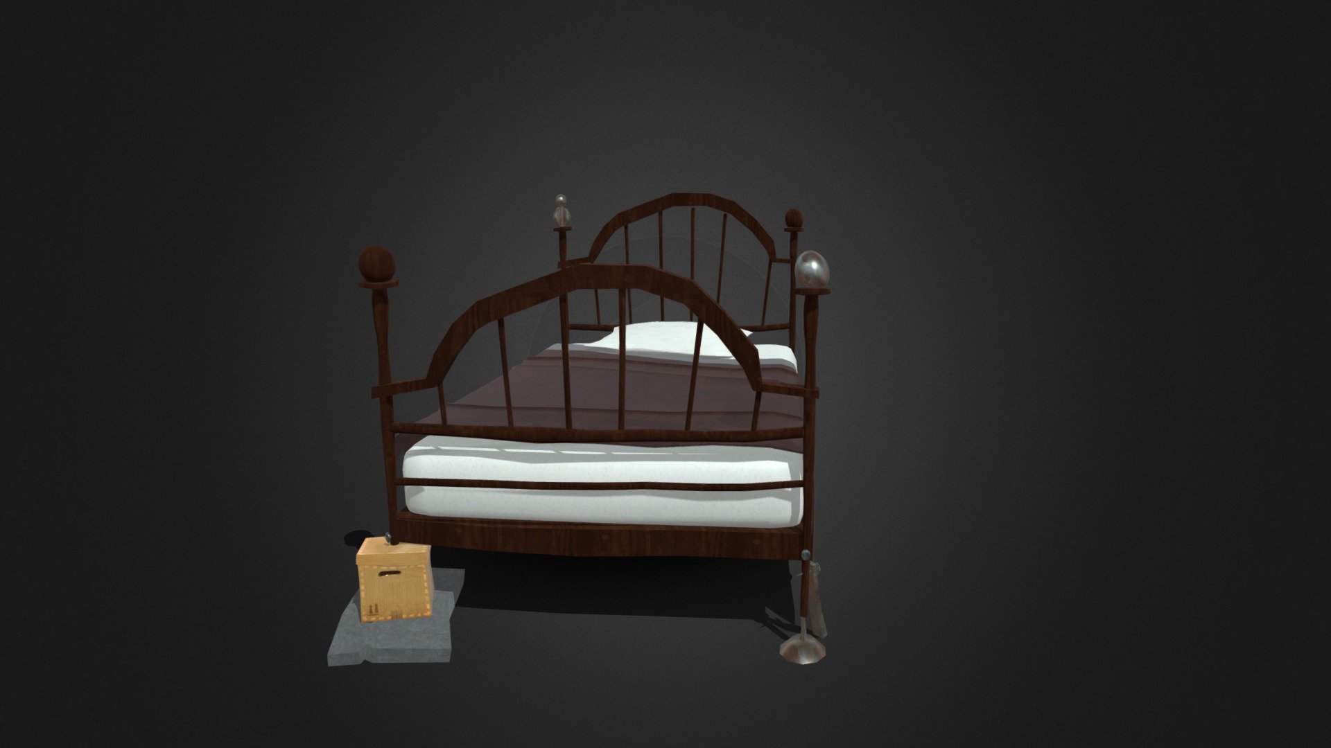 Stylized bed - Download Free 3D model by Кіт Васько (@kit_vasko ...