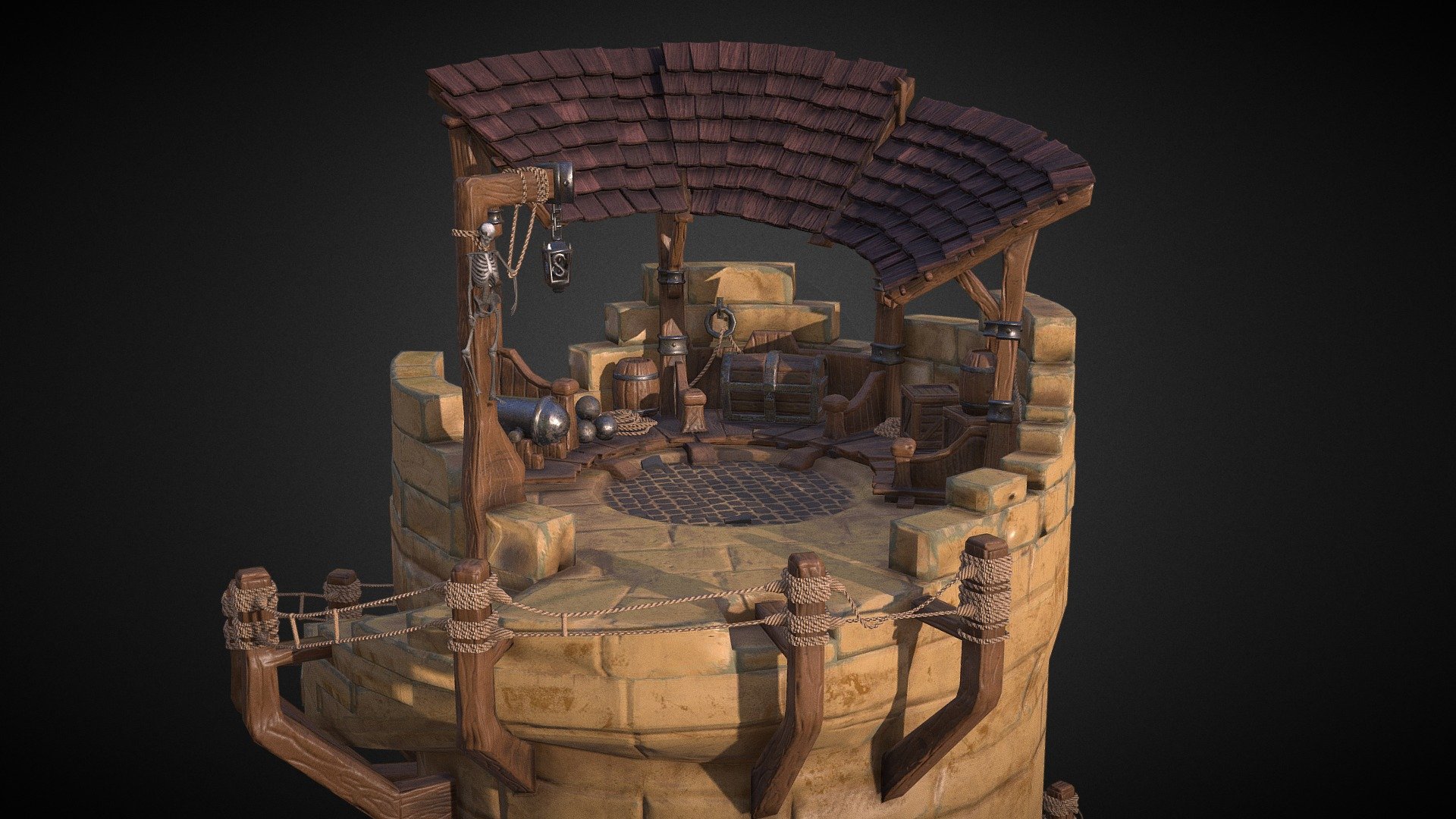 Stylized Environment - 3D model by gauravramteke [786b84a] - Sketchfab