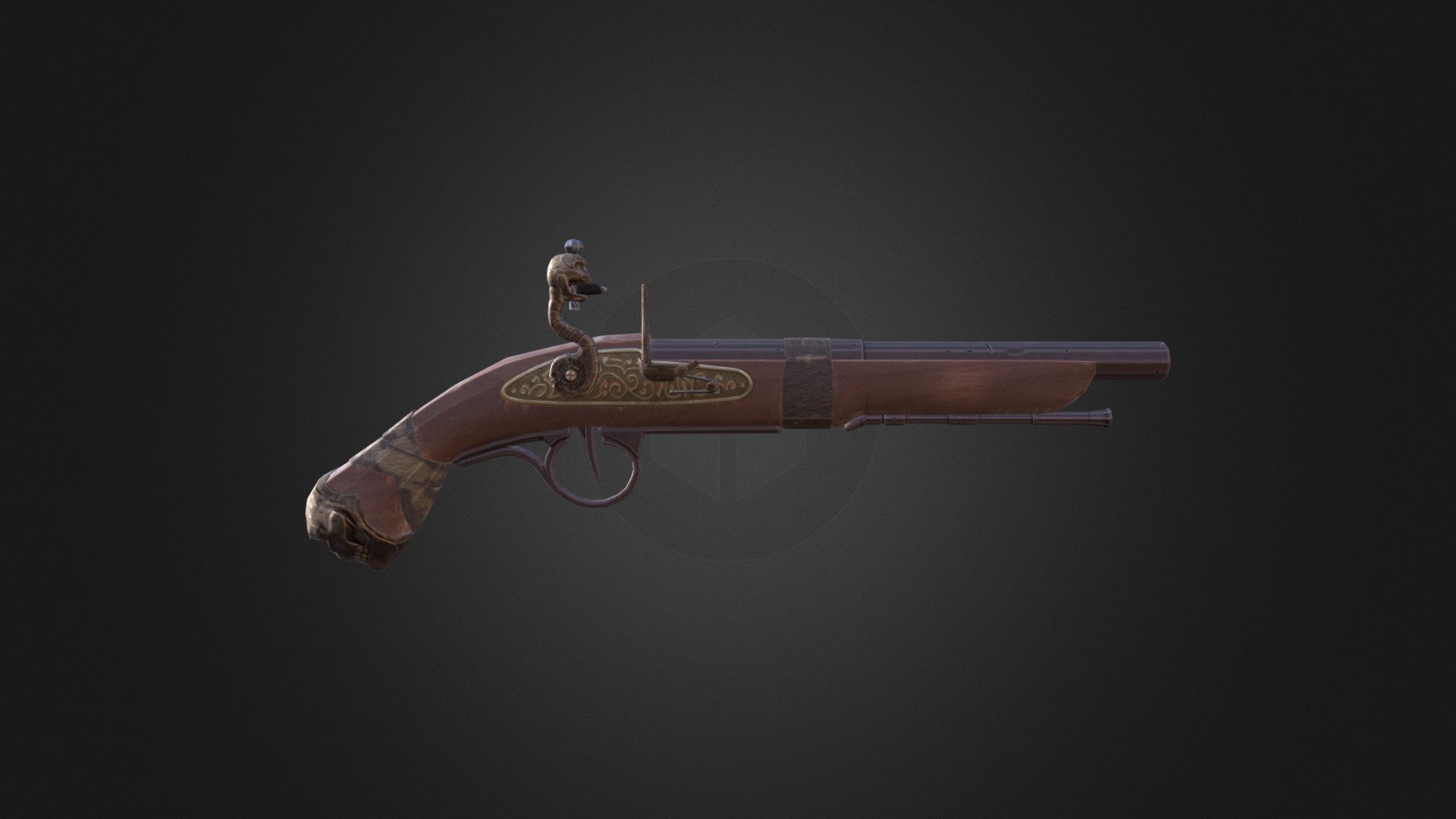 Pirate FlintLock - 3D model by Zordev (@zoreng) [786c4d8] - Sketchfab