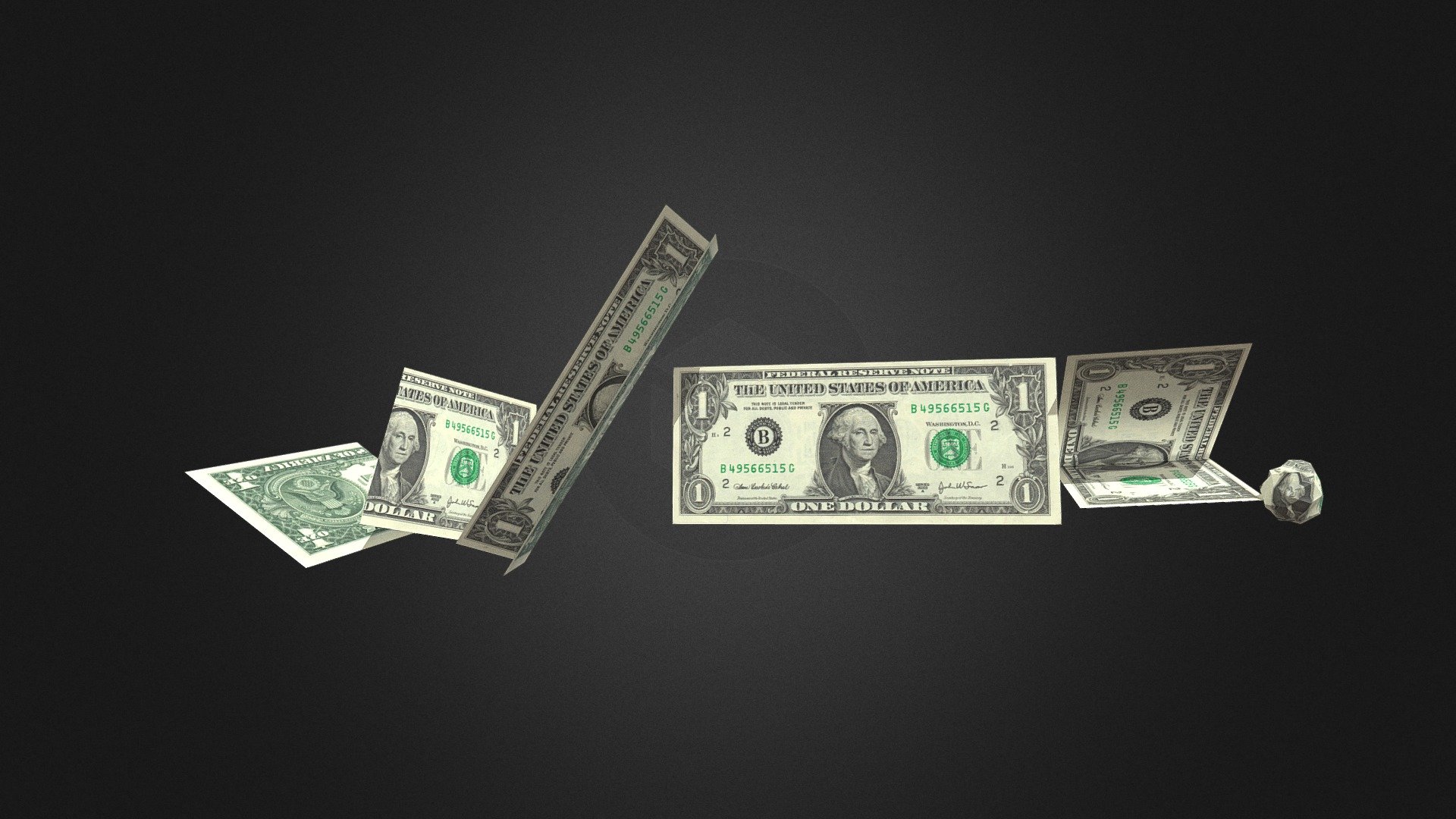 One Dollars - Buy Royalty Free 3D model by ingscappatura [786cddd ...