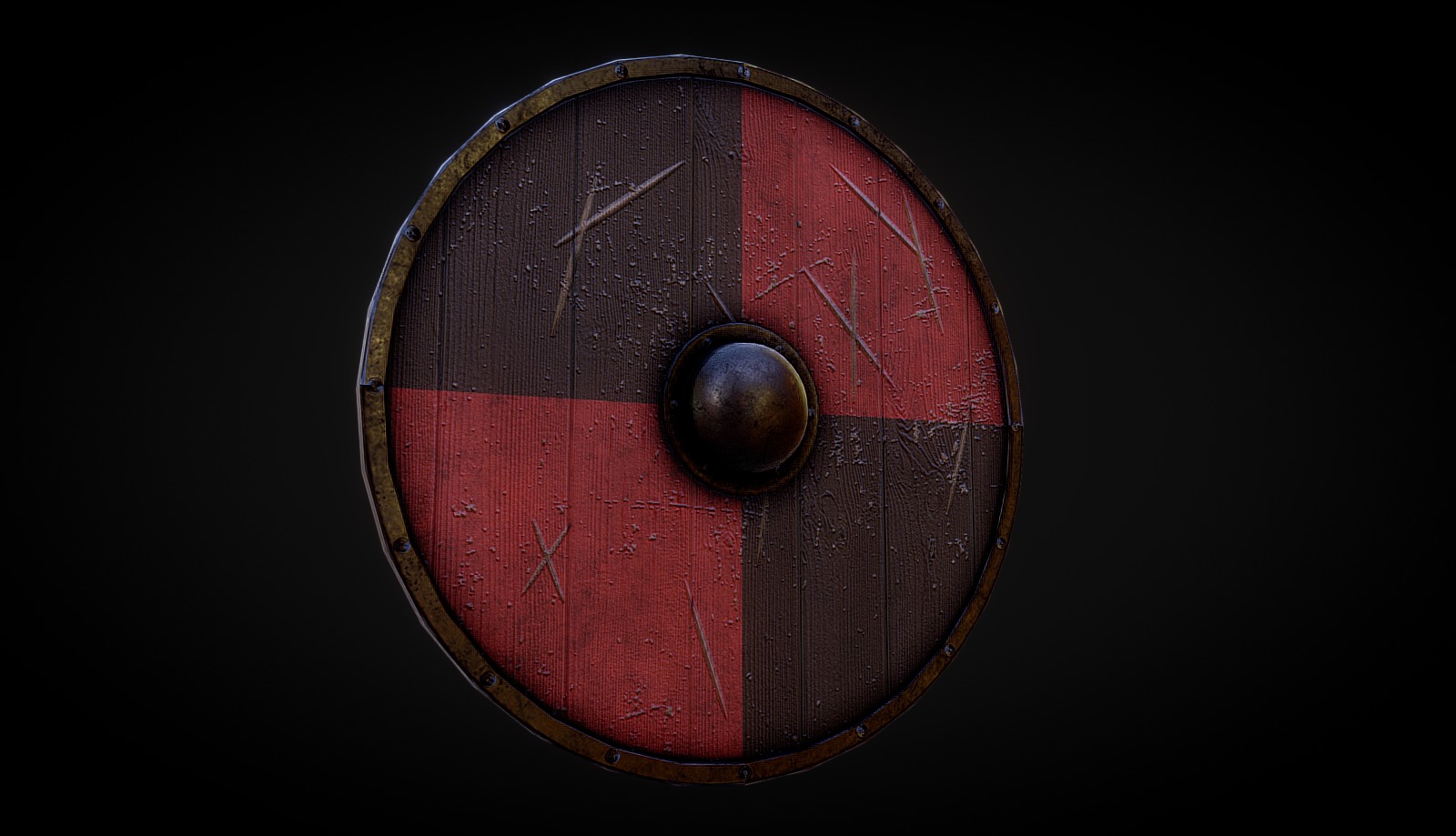 RoundShield2 - Wood1 - Pattern2 - 3D model by Milacetious [786d565 ...