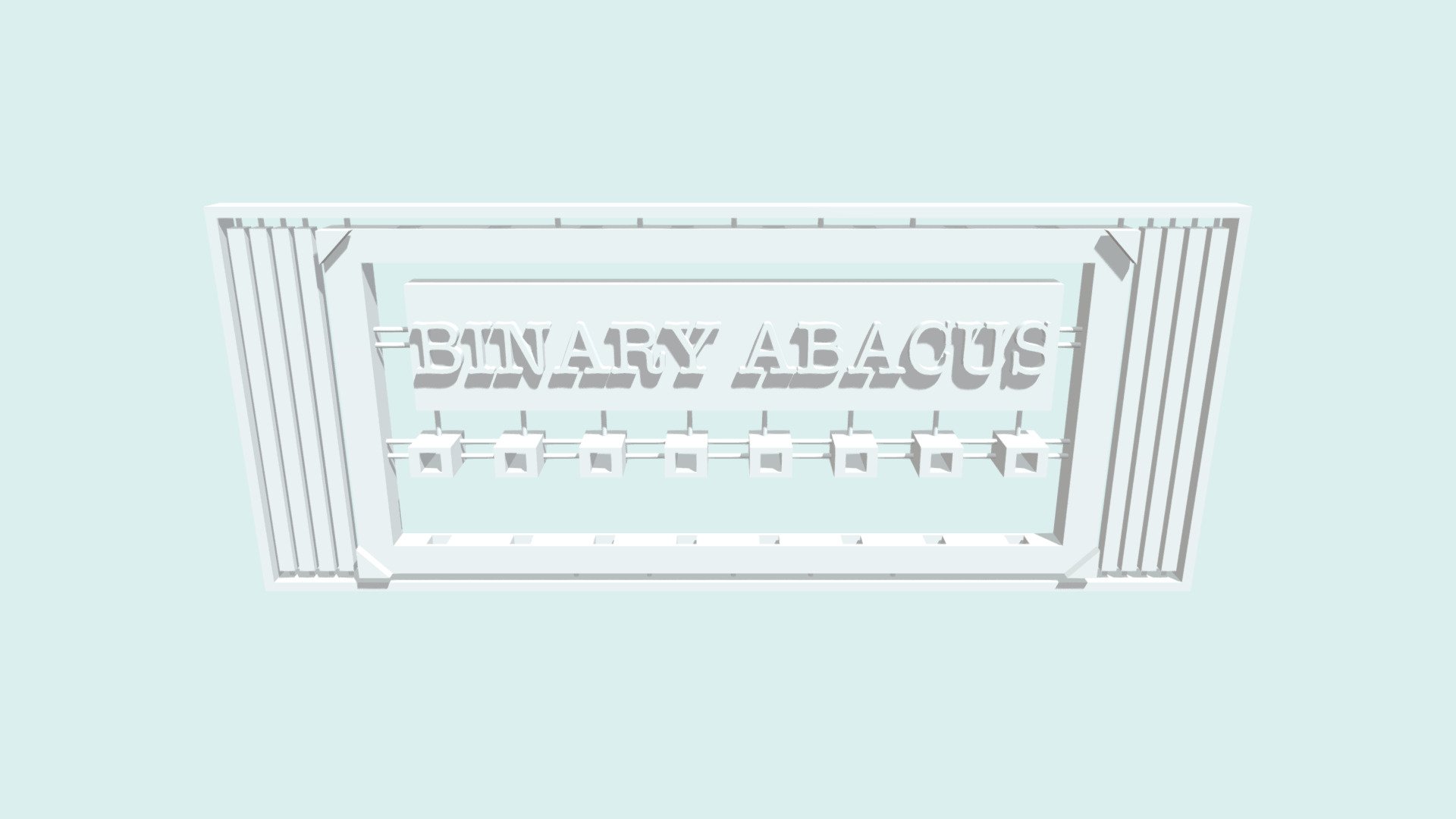 binaryabacus - 3D model by TheGiraffe [786d736] - Sketchfab