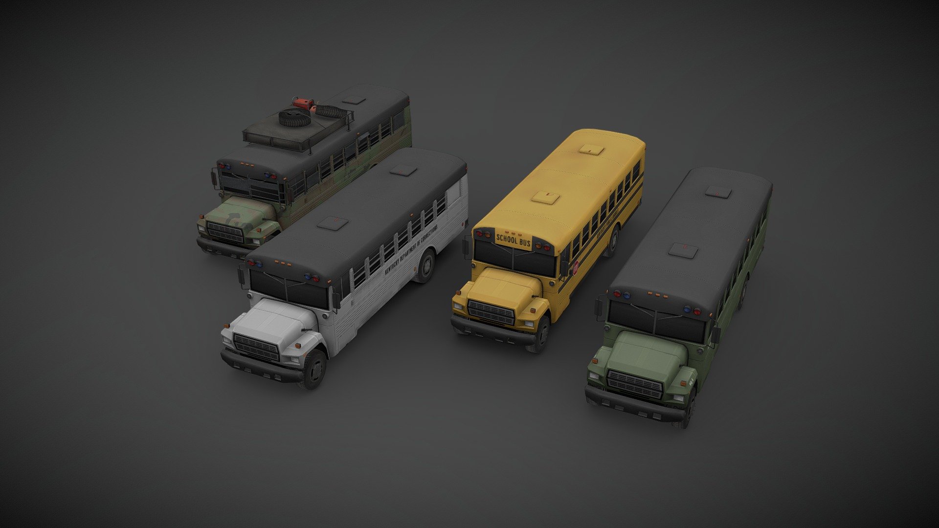 '87 Ford B700 Bus - 3D model by KI5 (@KI5mods) [786f3cd] - Sketchfab