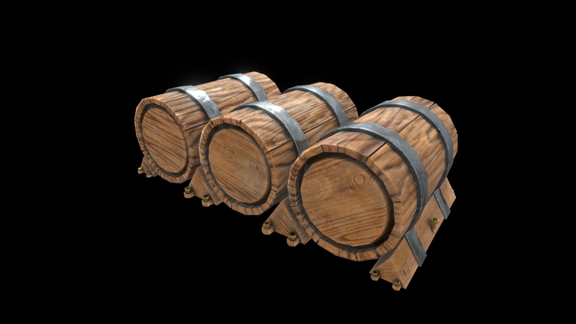 Barrel Asset - 3D model by Koda Landers (@SkaterGators) [786f8b0 ...