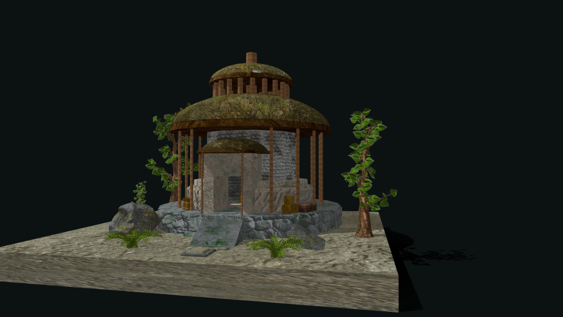 Hut And Assets - 3D model by Addison Moyer (@Addison.Moyer) [7871b2d ...
