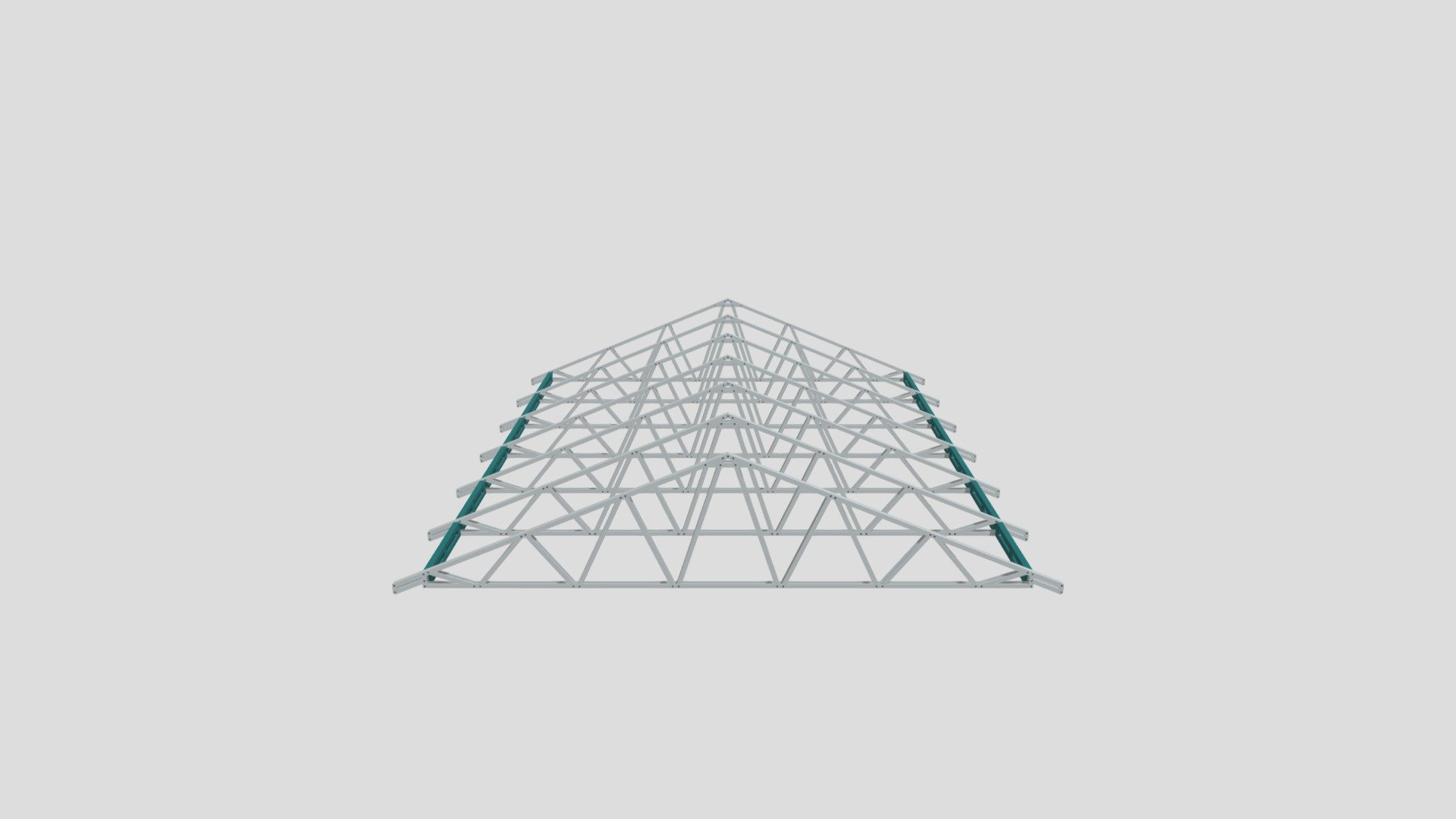 AH Roof Truss - Download Free 3D model by Steel Frame Solutions Limited ...