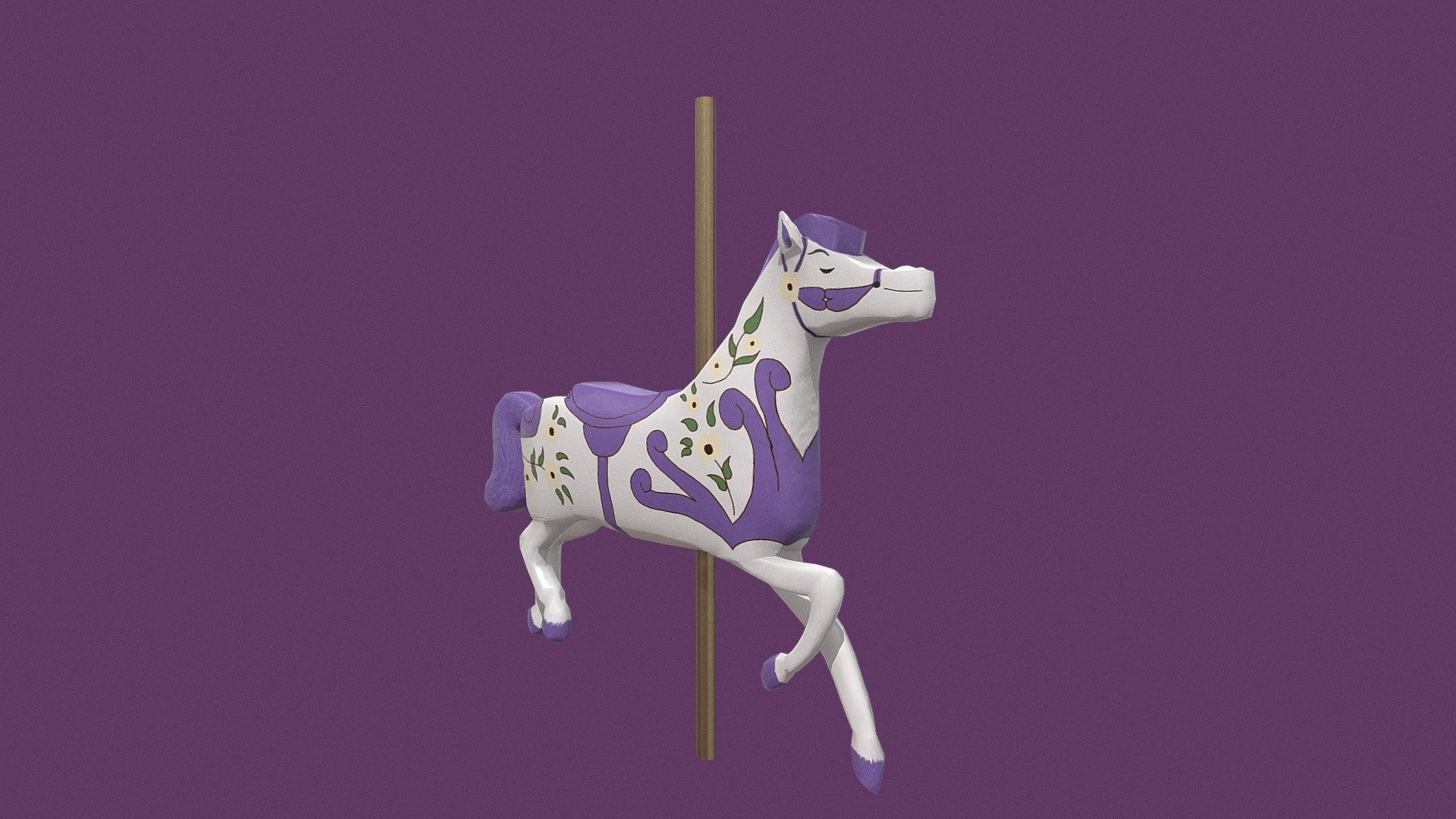 Carousel Horse - Download Free 3D model by Ramón Ruiz (@ramon.ruiz ...