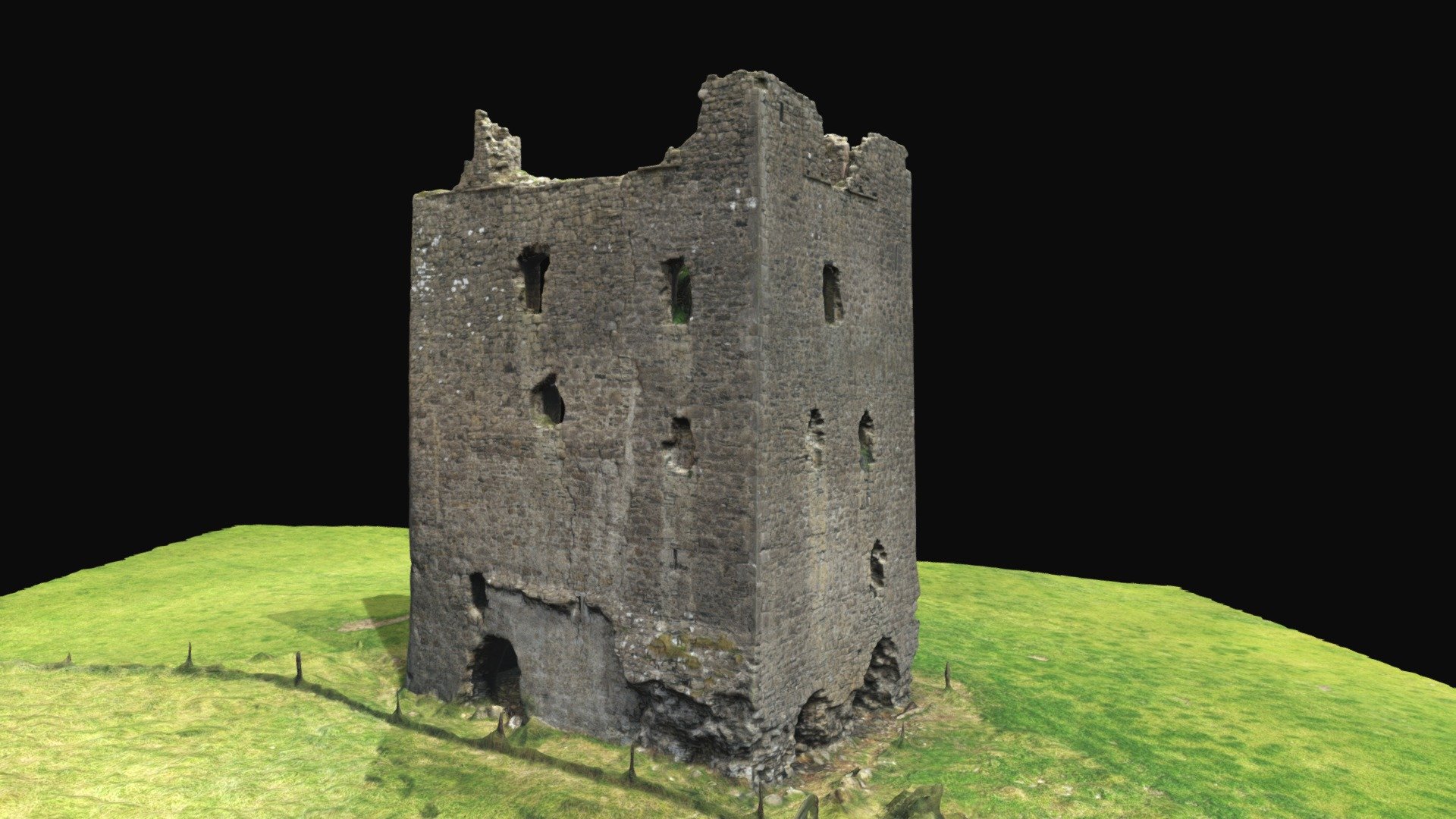 Rattin Castle (WM034-008---) - Download Free 3D model by Archaeological ...