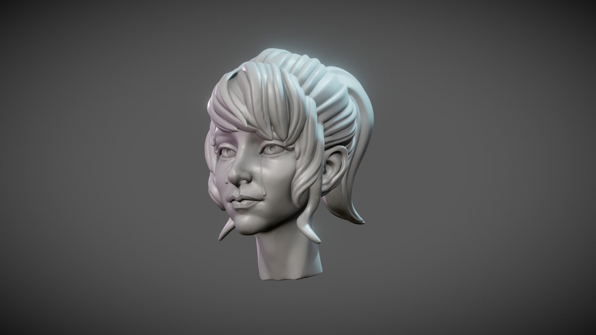 Sad Girl - Download Free 3D model by charles.woods [7874794] - Sketchfab