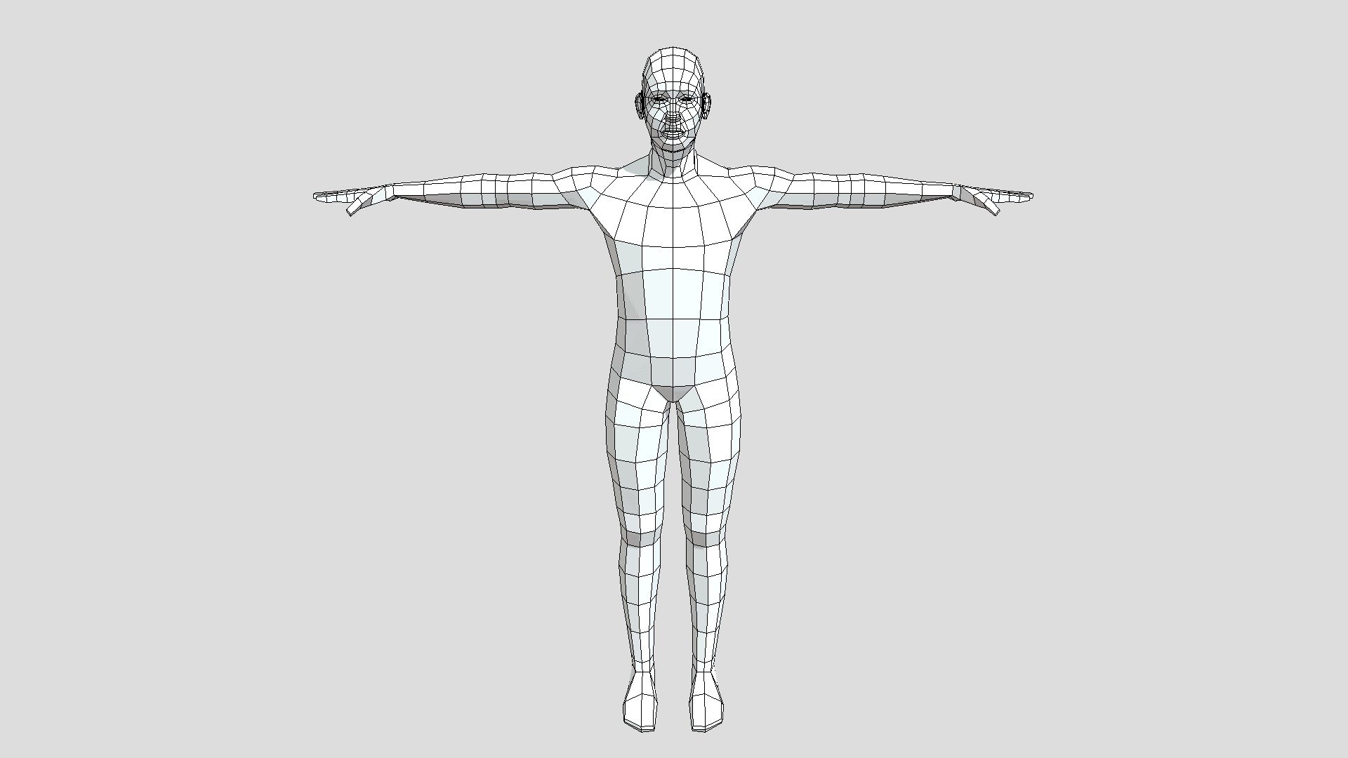 Low poly male base mesh - 3D model by mkgamemaker [7875598] - Sketchfab
