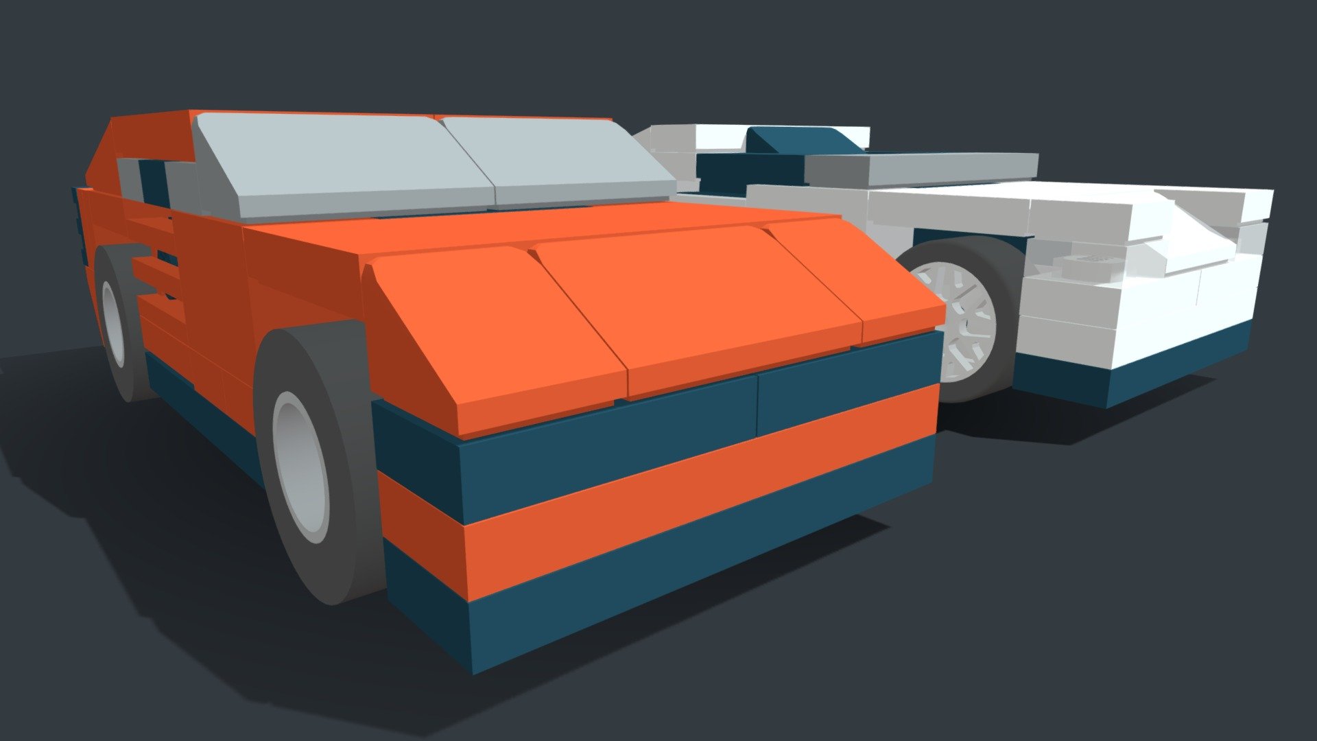 Lego 1984 Ferrari Testarossa & SEMA Testa - 3D model by teamsamfo ...