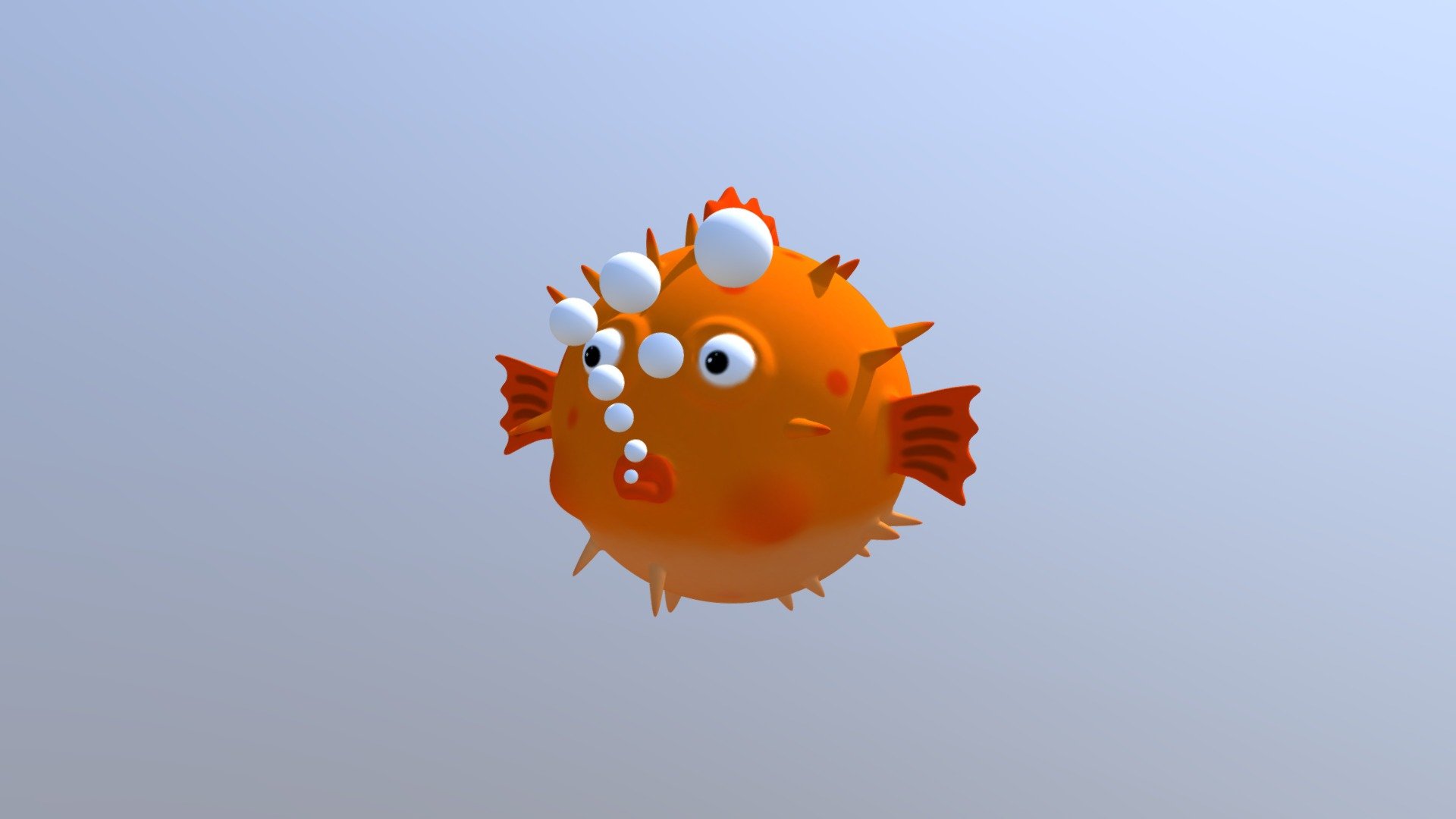 Cartoon Blowfish - 3D model by ColiN00B [7879389] - Sketchfab