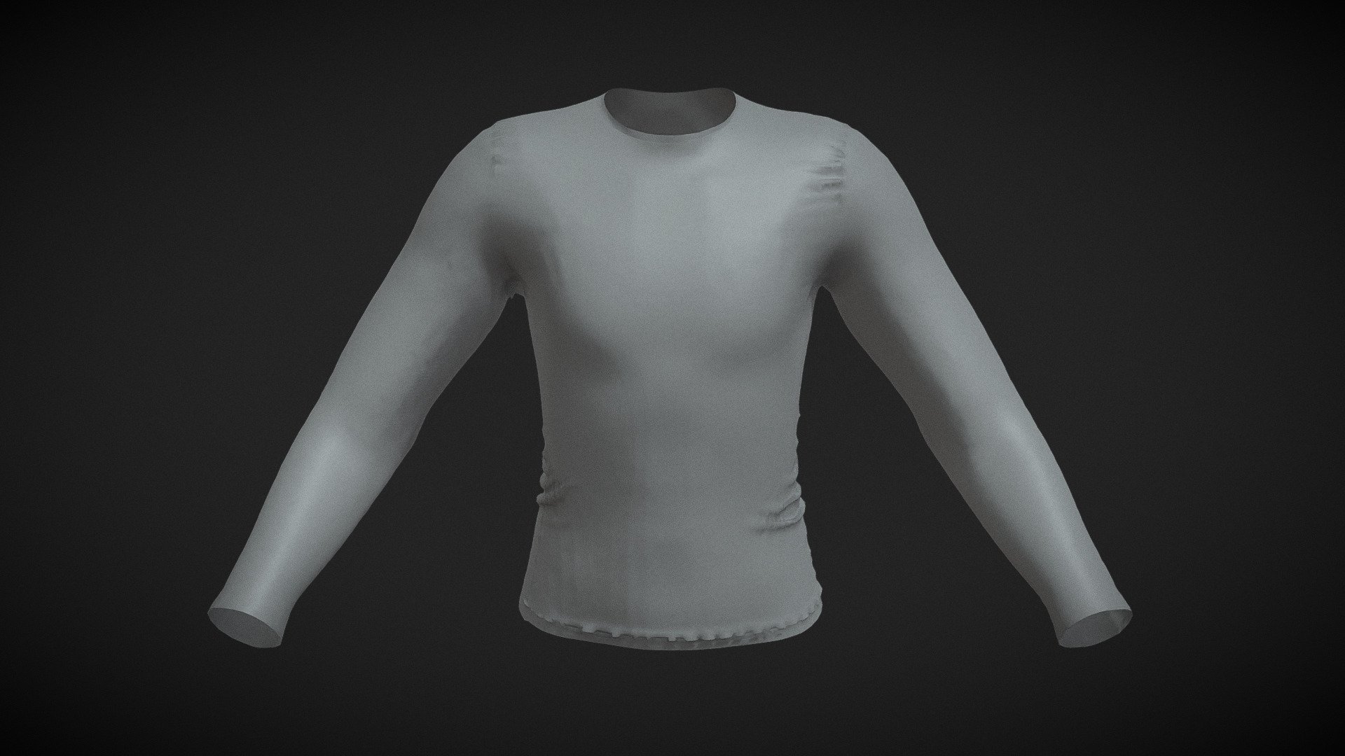 Sports Long Sleeve ( UNREAL 5 - METAHUMANS) - 3D model by 3DSCANFR (sdrn) (@3DSCANFR) [7879fa3 ...