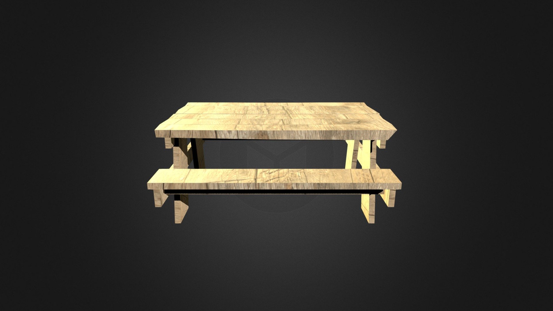 Park Table - 3D model by Lukezin [787a26a] - Sketchfab