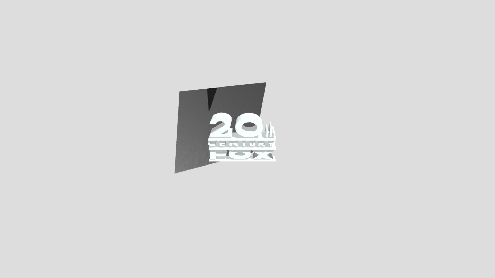 20th Century Fox 1987 Print Logo V3 - Download Free 3D model by ...