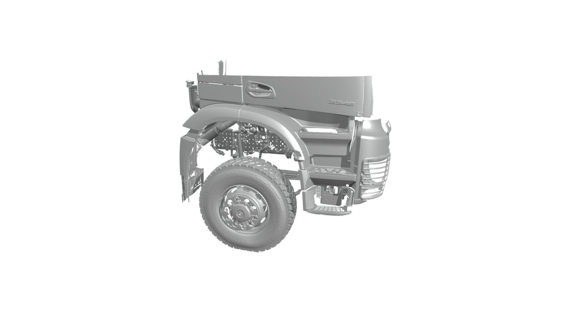 Mercedes Arocs - 3D model by 3D IPAR (@3dipar) [787c233] - Sketchfab