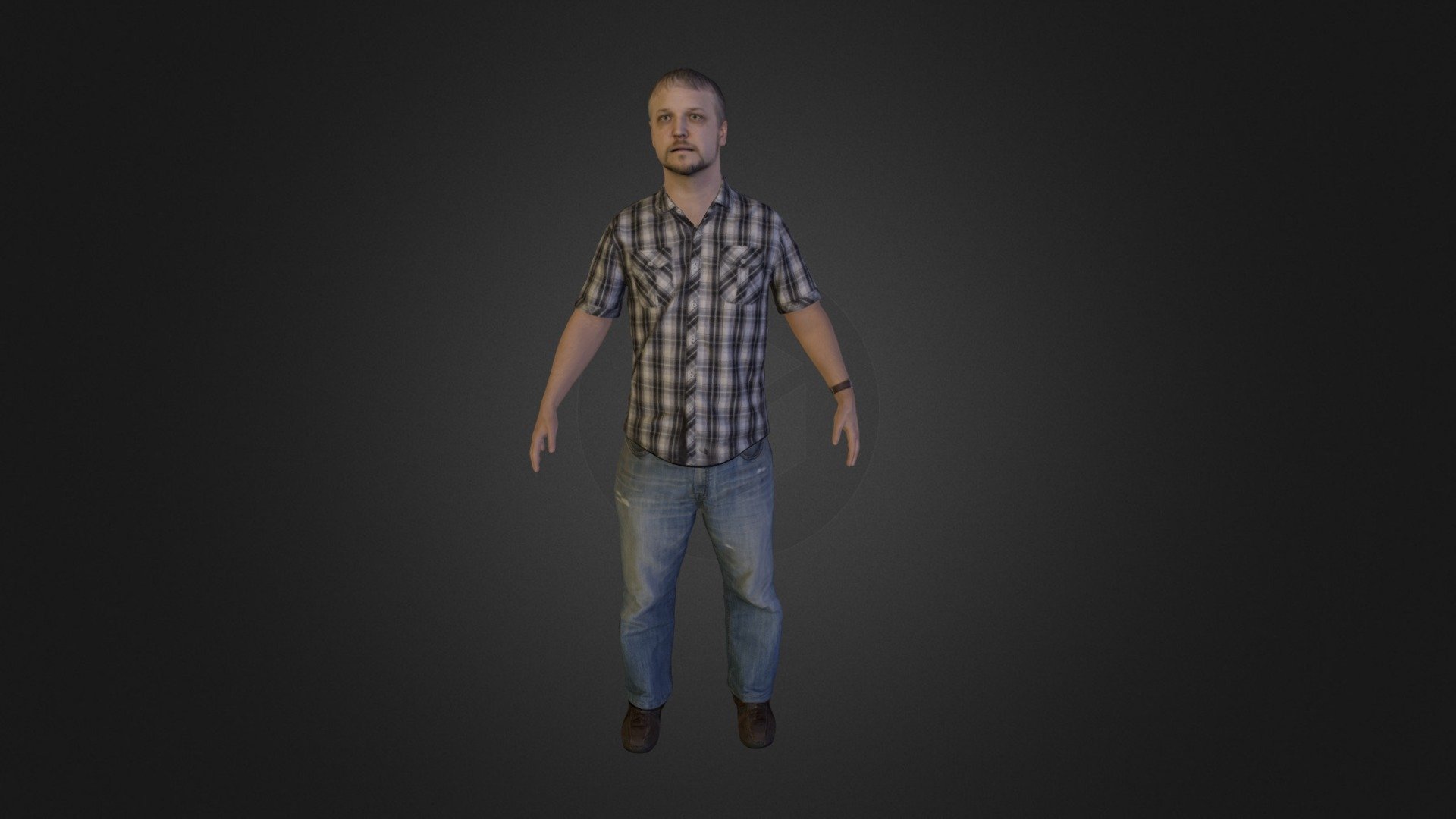 VRChat Unity Avatar low res 2 - 3D model by repliscans [787d622 ...