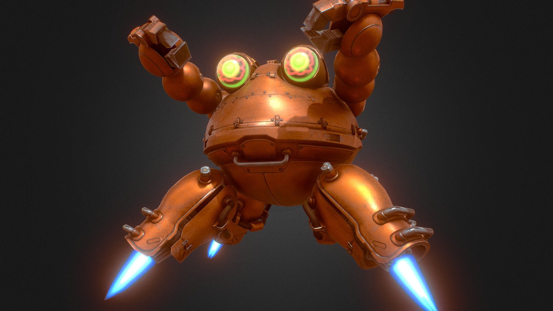 [Cruelty Squad] Grid Crab - 3D model by Traine01 [787dcc9] - Sketchfab