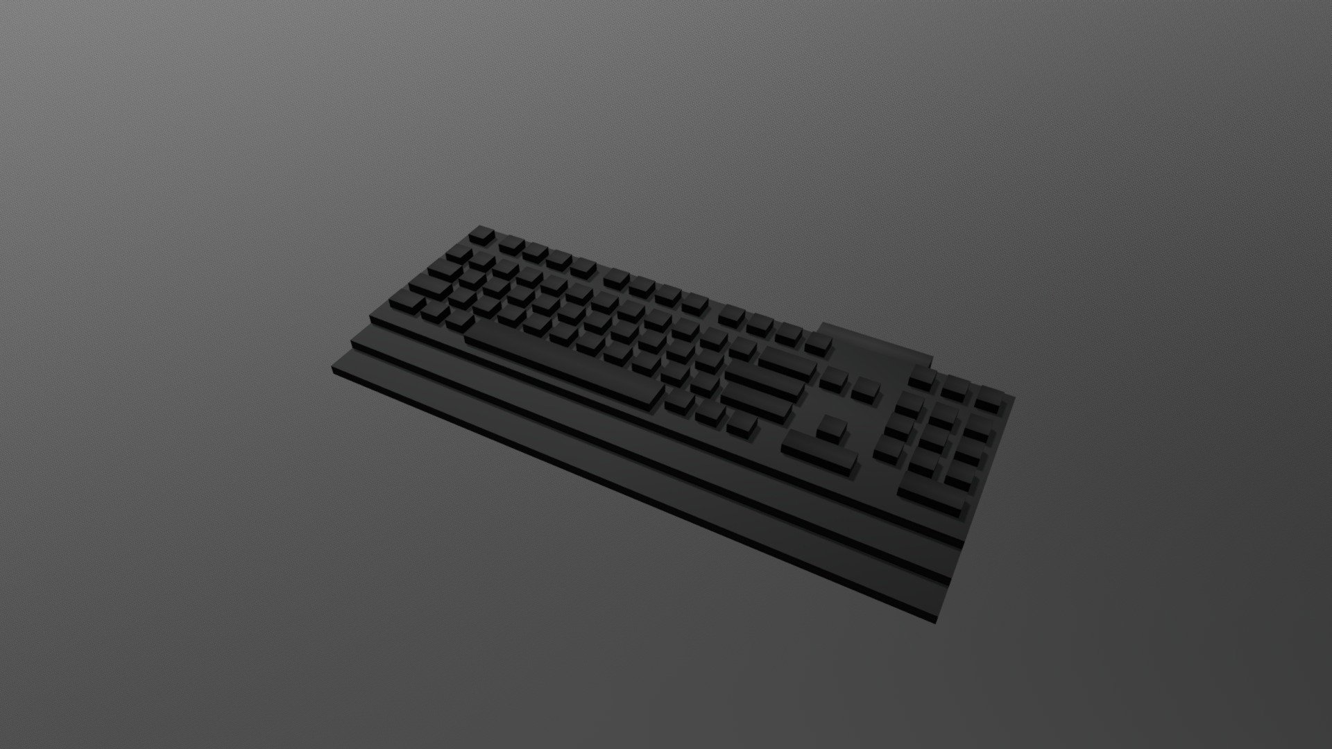 Keyboard Black - 3D model by Anomaly Artz (@AnomalyAlpha) [787ee58 ...