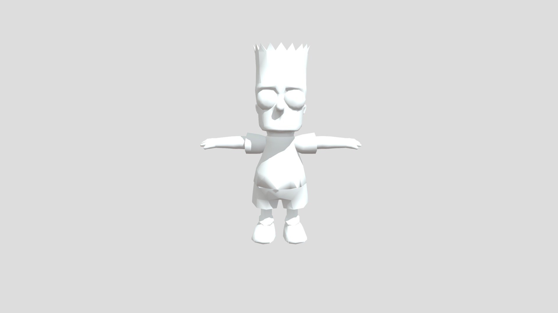 Bart Simpson - Download Free 3D model by Eye Balla (@westideHomes ...