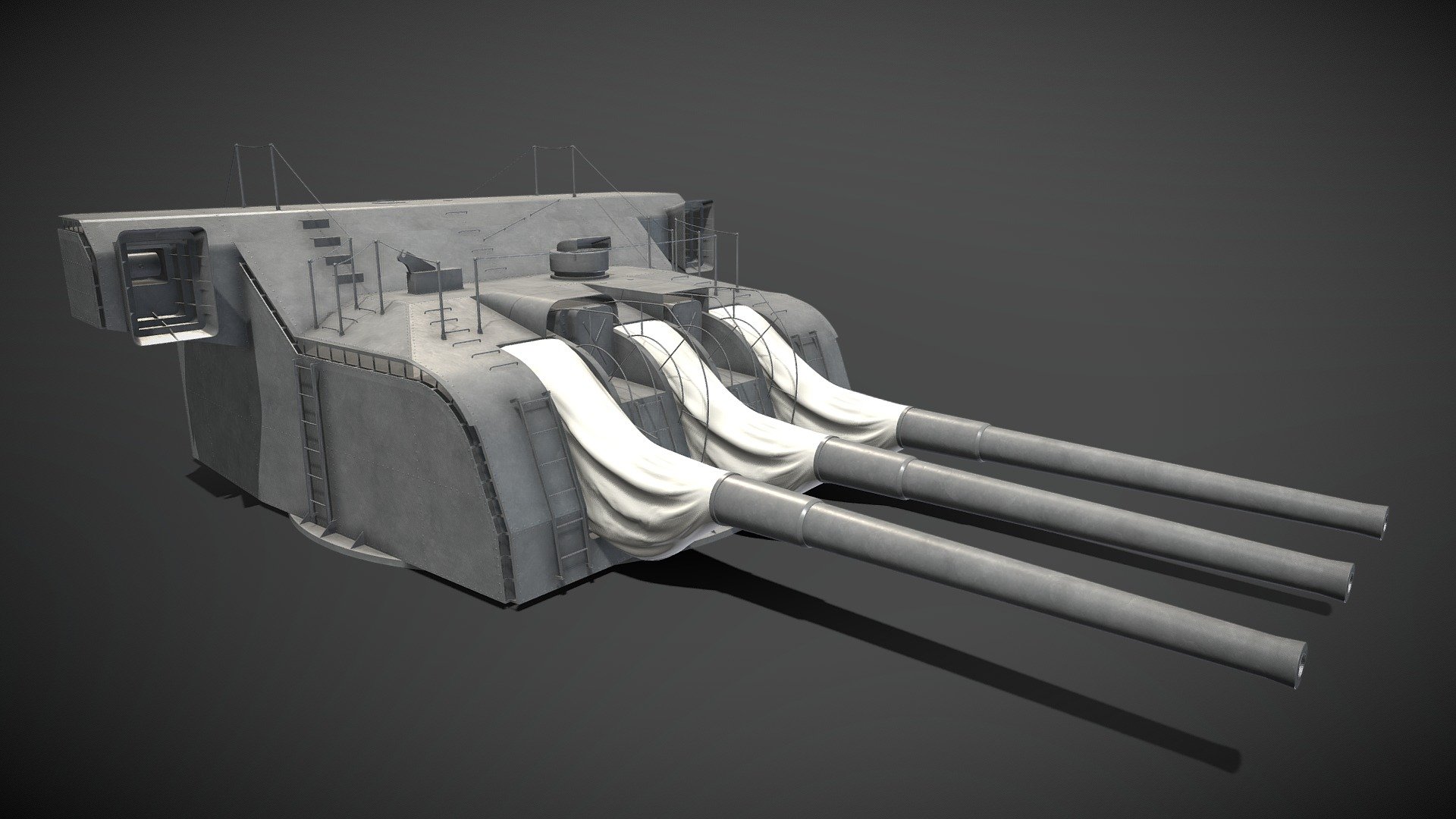 15.5 cm/60 (6.1") 3rd Year Type - Buy Royalty Free 3D model by ...