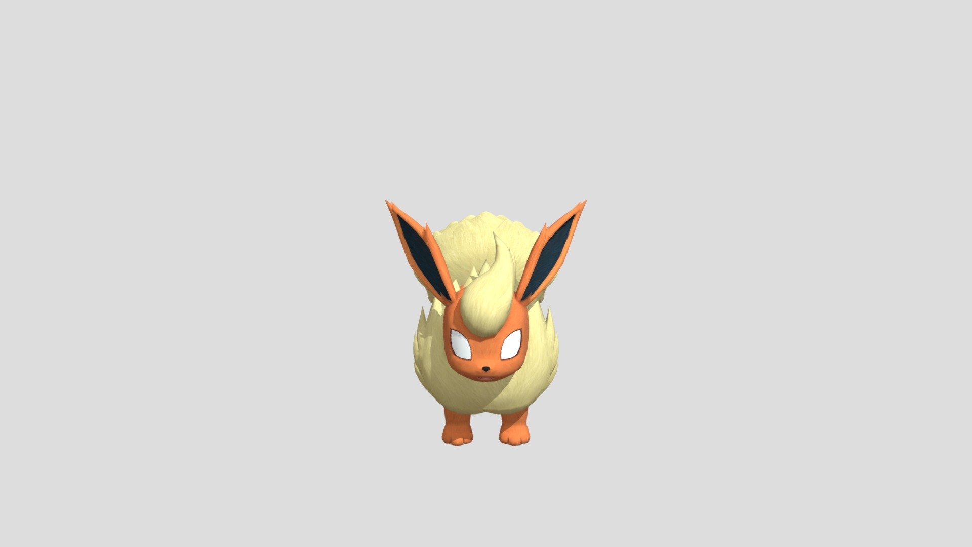 Flareon - Download Free 3D model by LunaEagle [7880df0] - Sketchfab