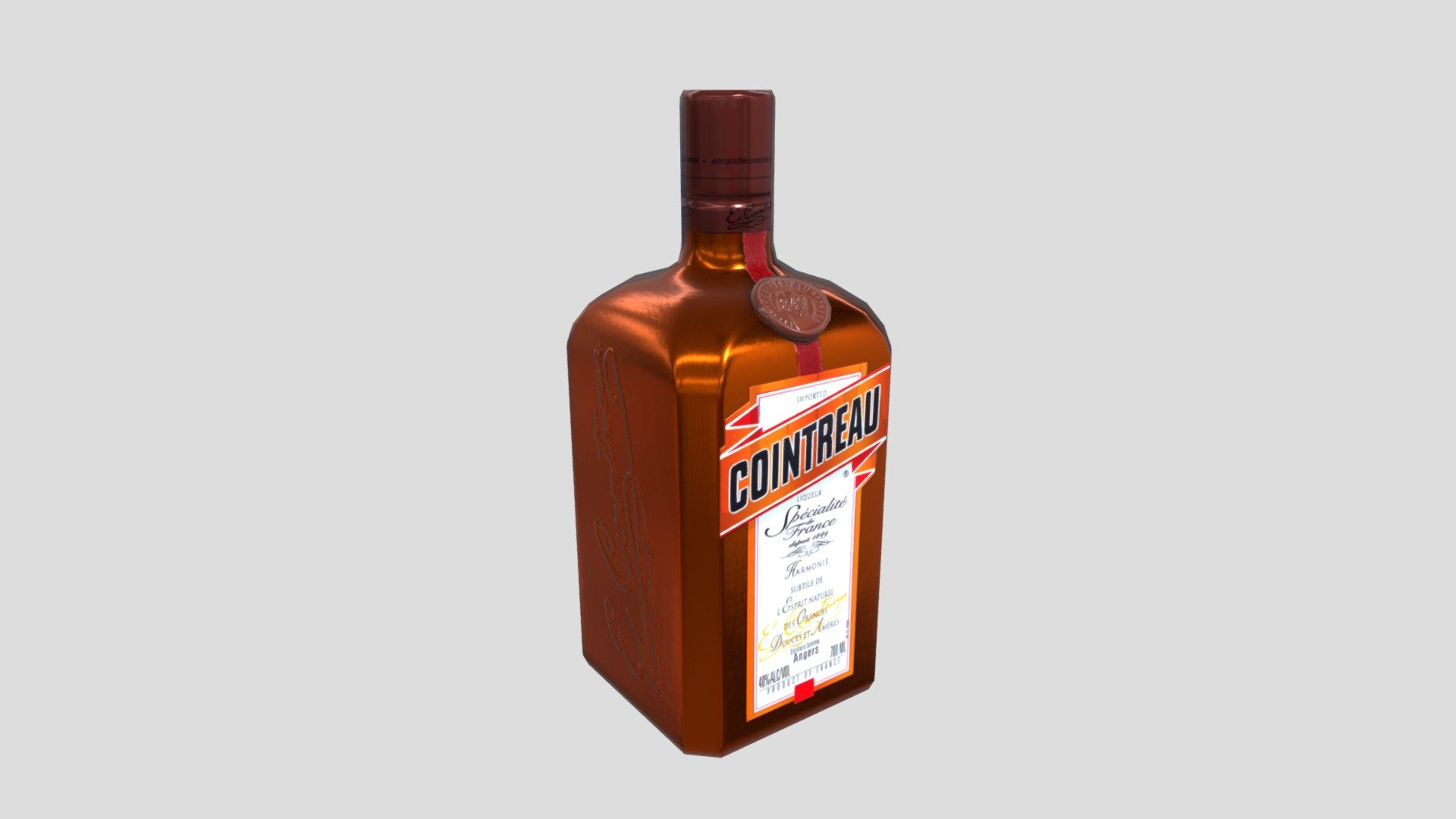 Cointeau_bottle - 3D model by Virtual Teic (@dyb) [788535f] - Sketchfab