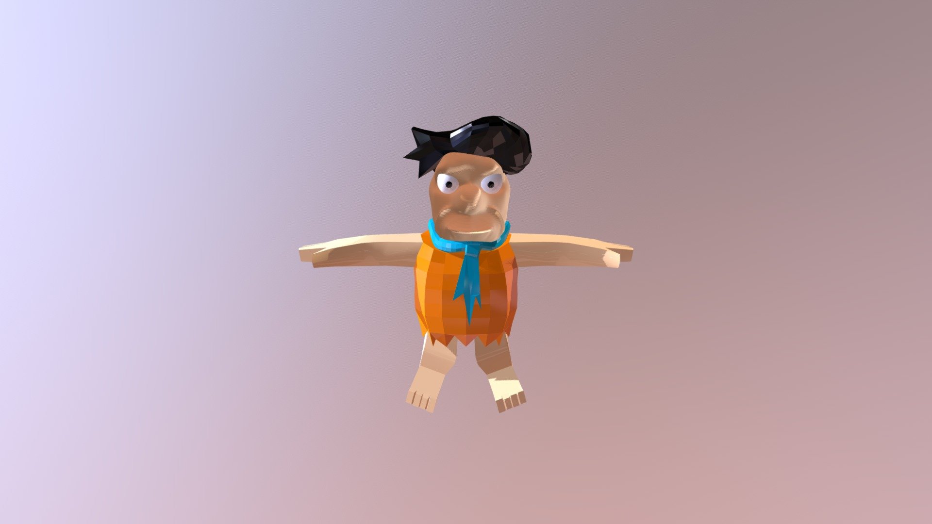 Fred Flintstone - 3D model by jlund [7886529] - Sketchfab