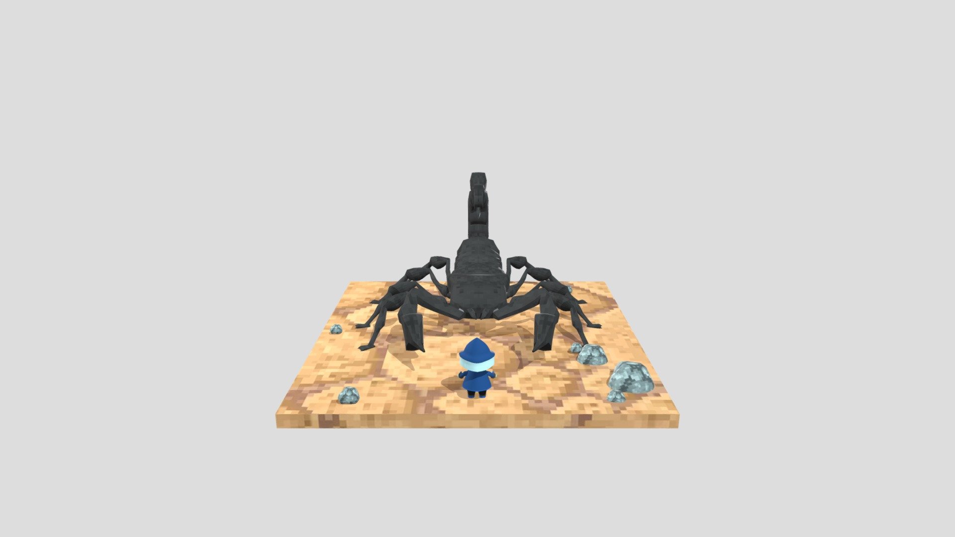 Pixel Texture Diorama - 3D model by joey311096 [788655f] - Sketchfab