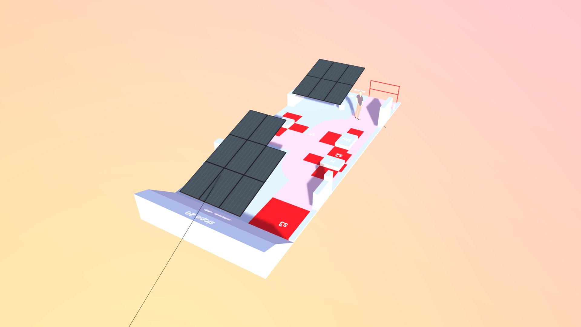 633 11th st_ 14 Mod Tilt Alternative - 3D model by brooklynsolarworks ...