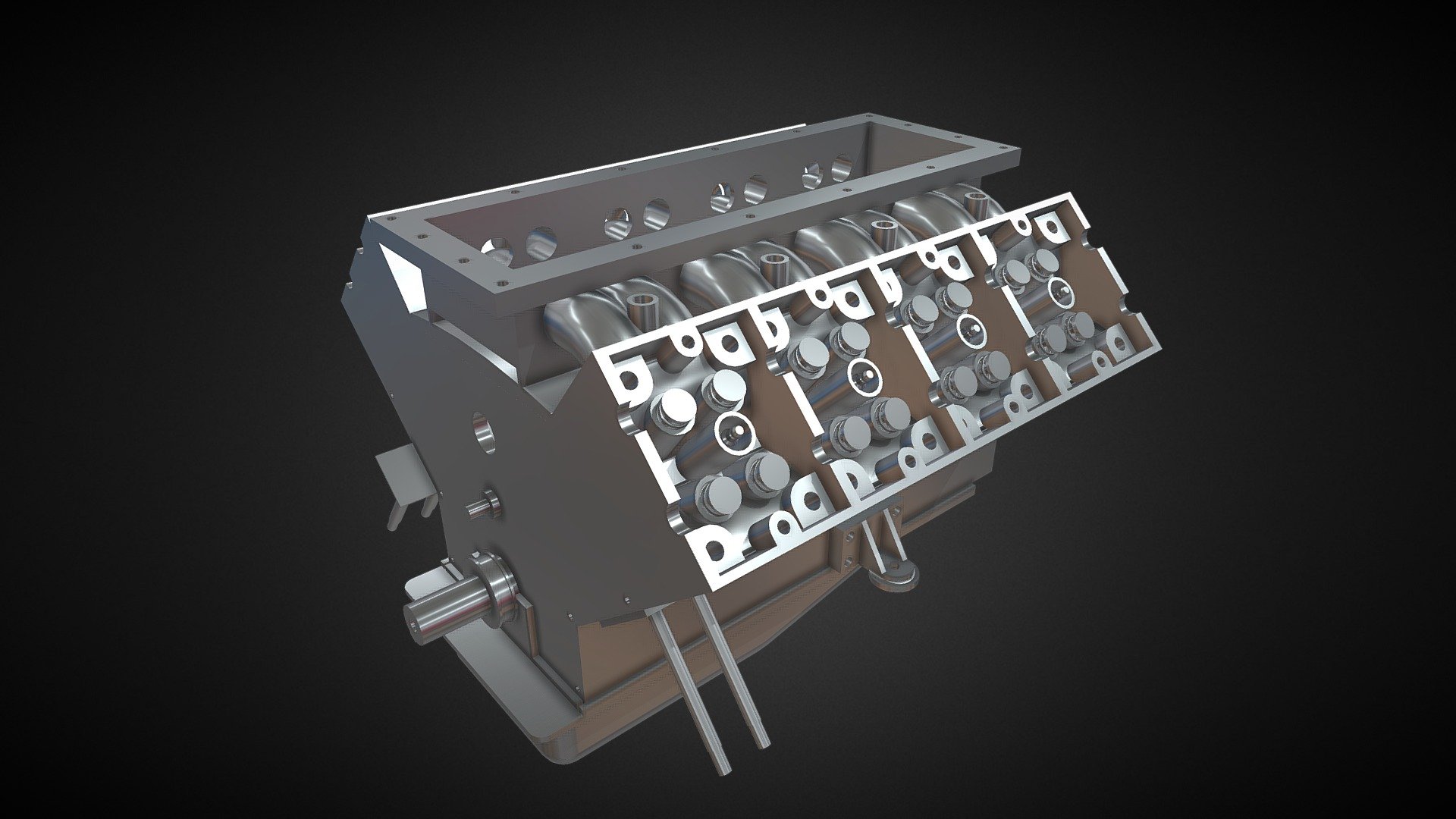 3D Intake Manifold - 3D model by sukmana3003 [788a827] - Sketchfab